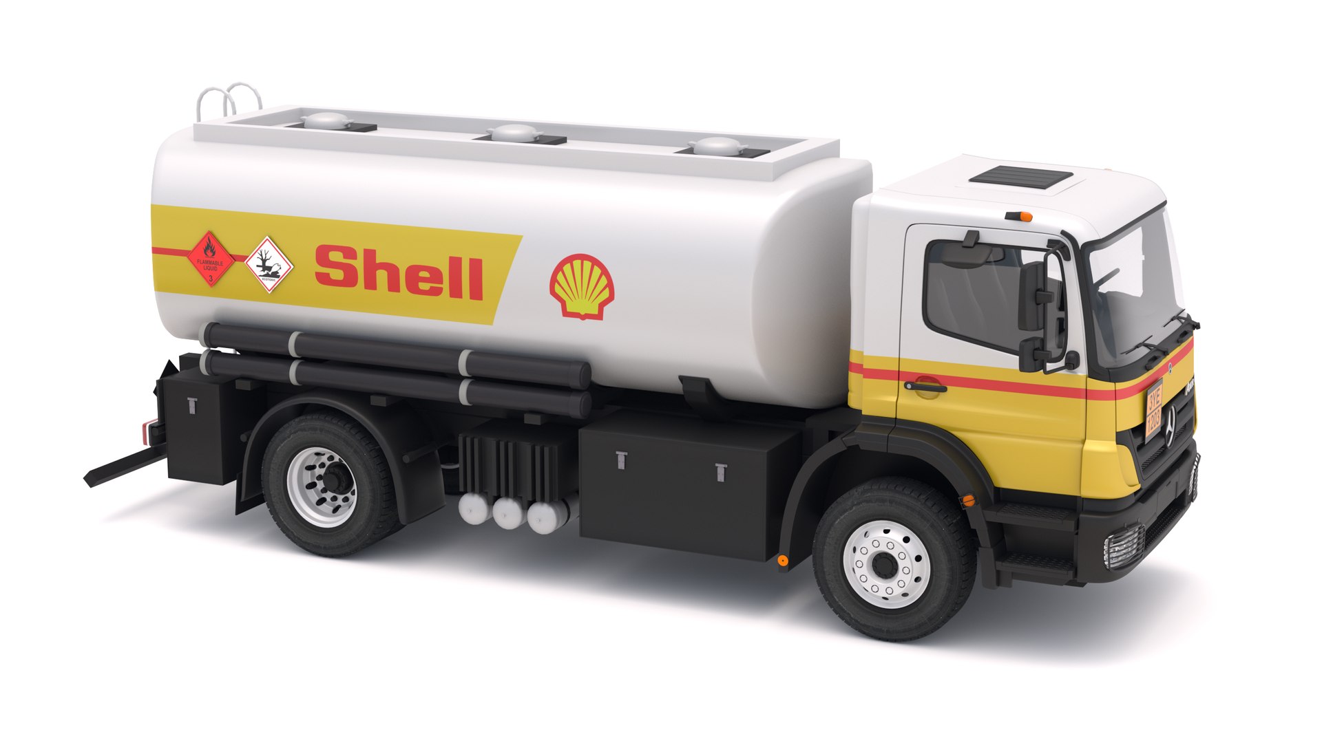 3D SHELL Truck Fuel Collection - TurboSquid 2331612