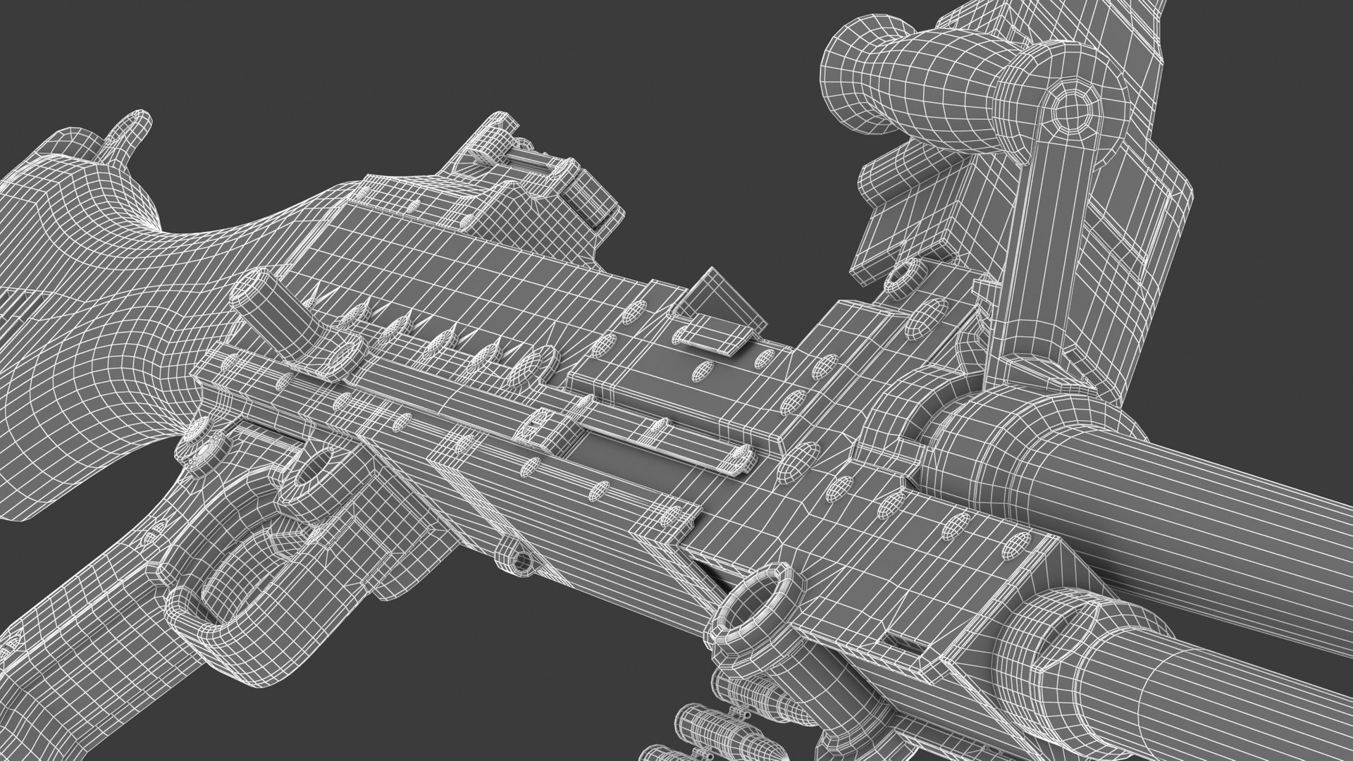 3D FN MAG Machine Gun - TurboSquid 1769166