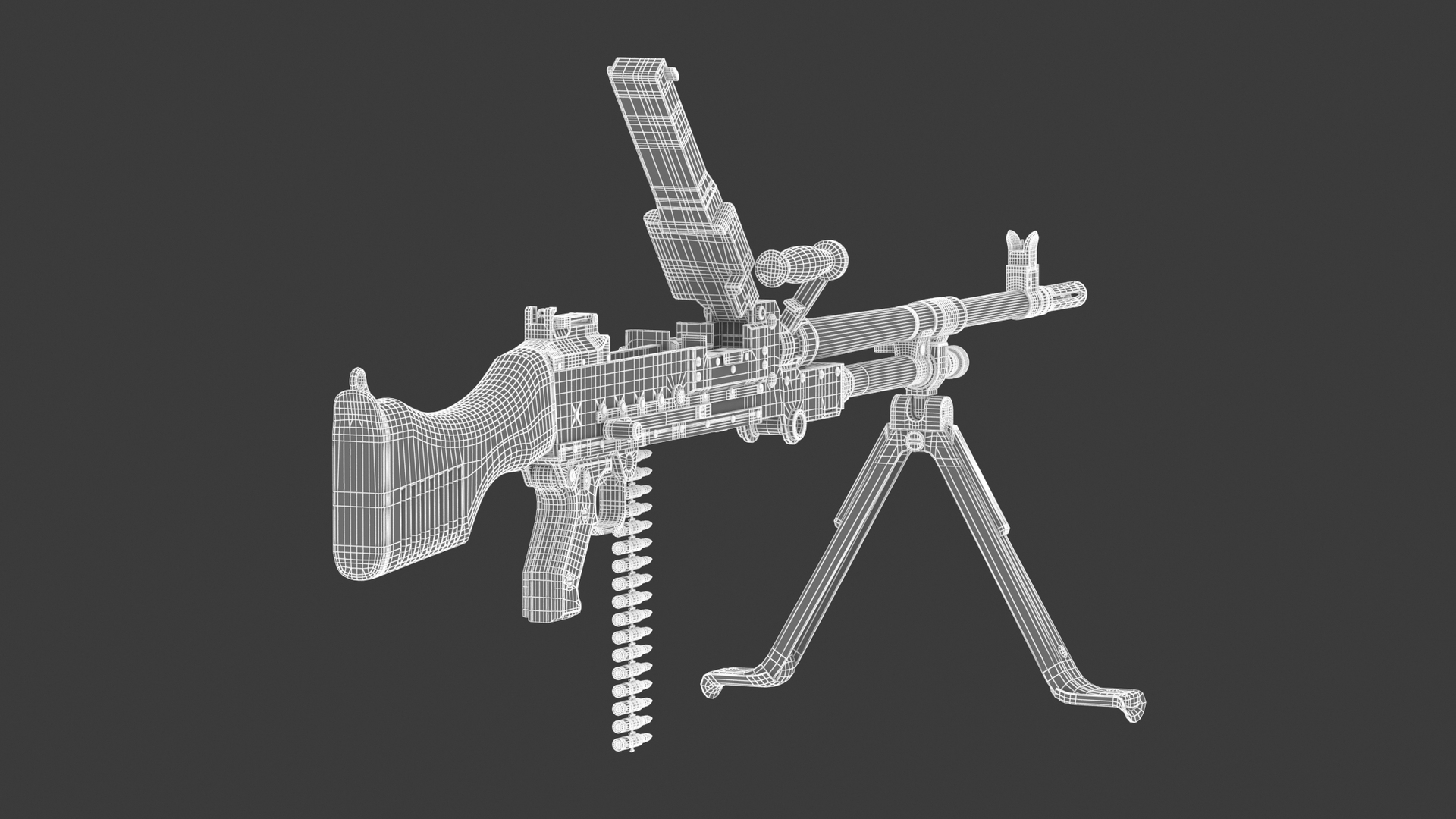 3D FN MAG Machine Gun - TurboSquid 1769166