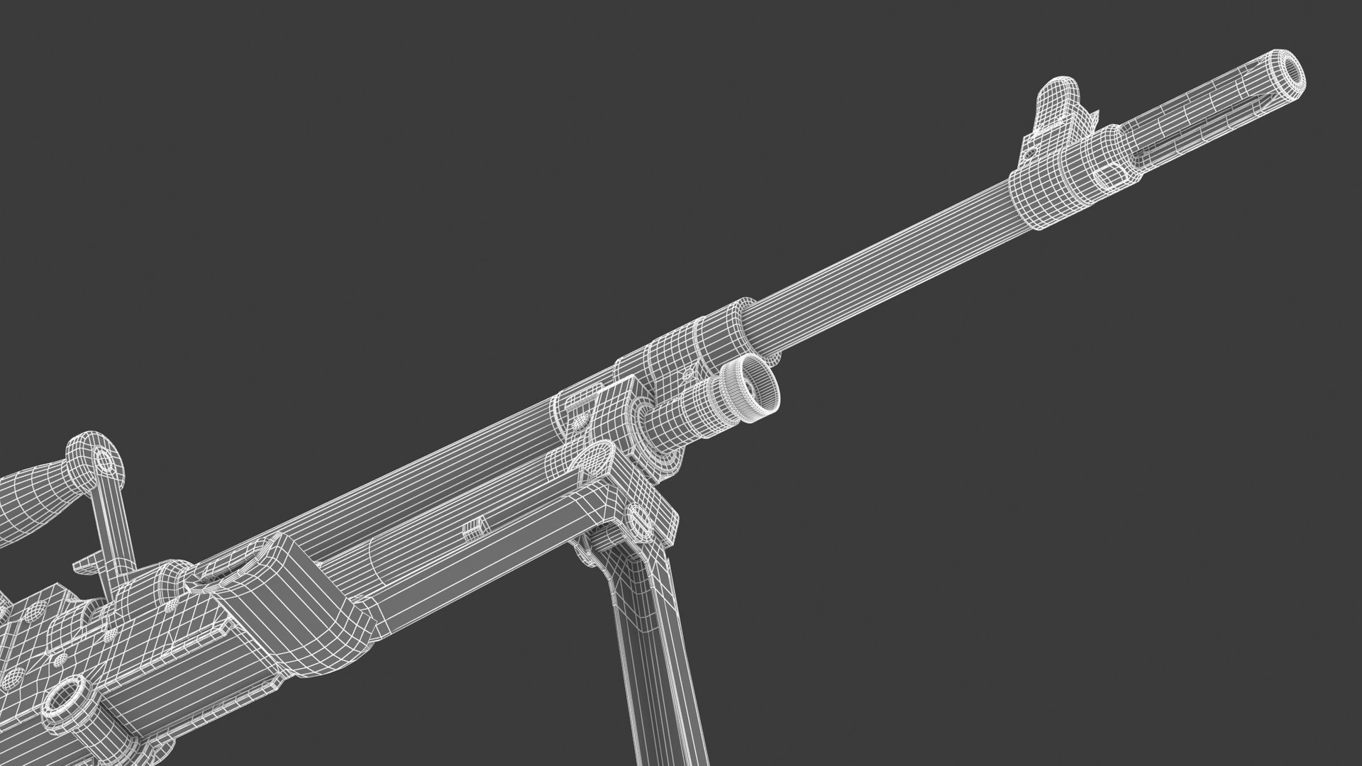 3D FN MAG Machine Gun - TurboSquid 1769166