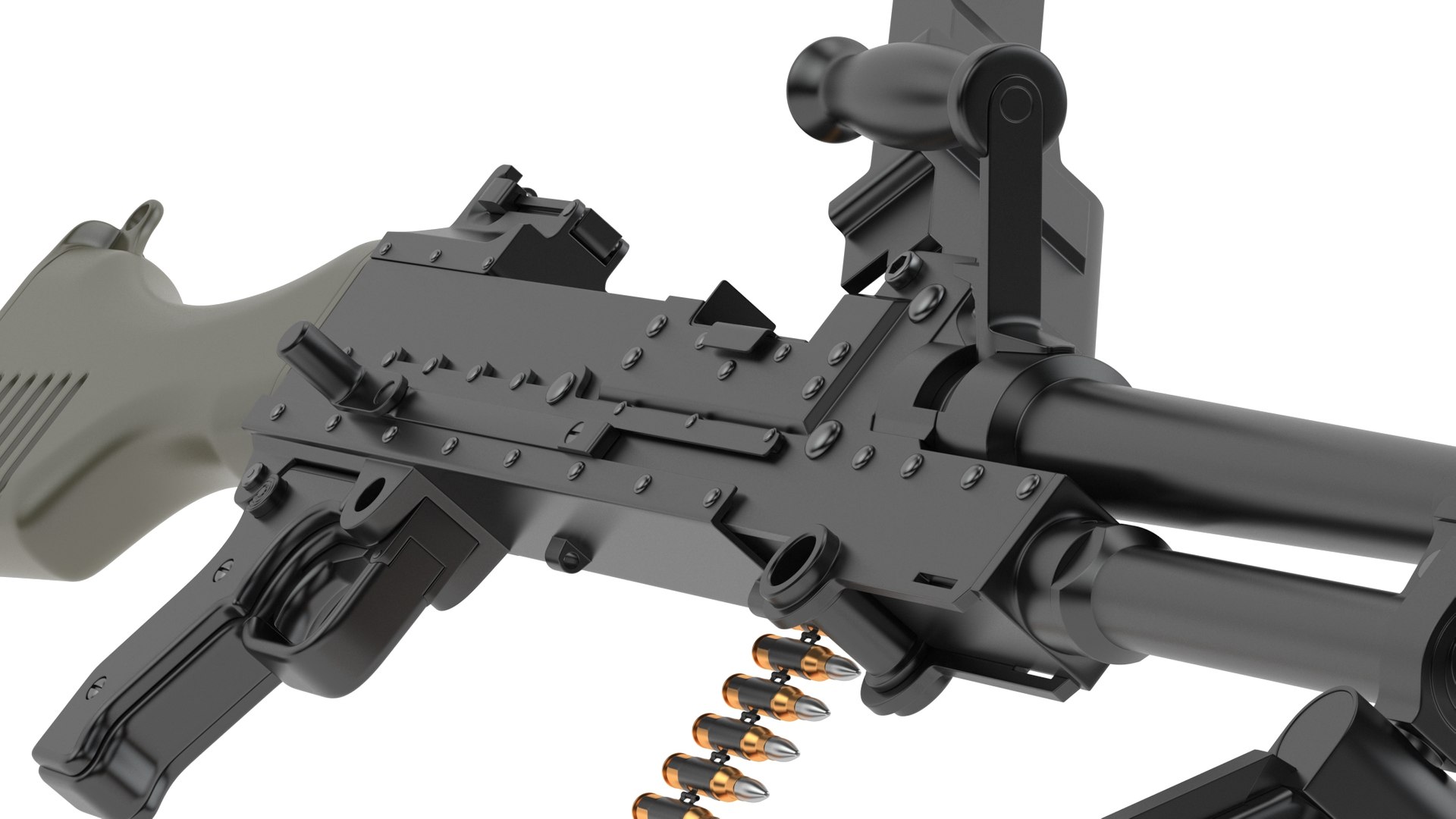 3D FN MAG Machine Gun - TurboSquid 1769166