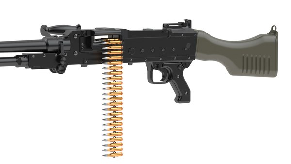 modelo 3d Ametralladora FN MAG - TurboSquid 1769166