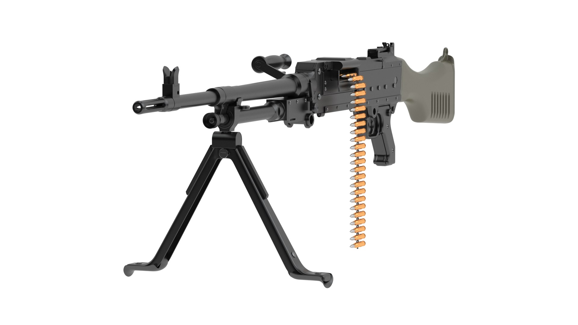 3D FN MAG Machine Gun - TurboSquid 1769166