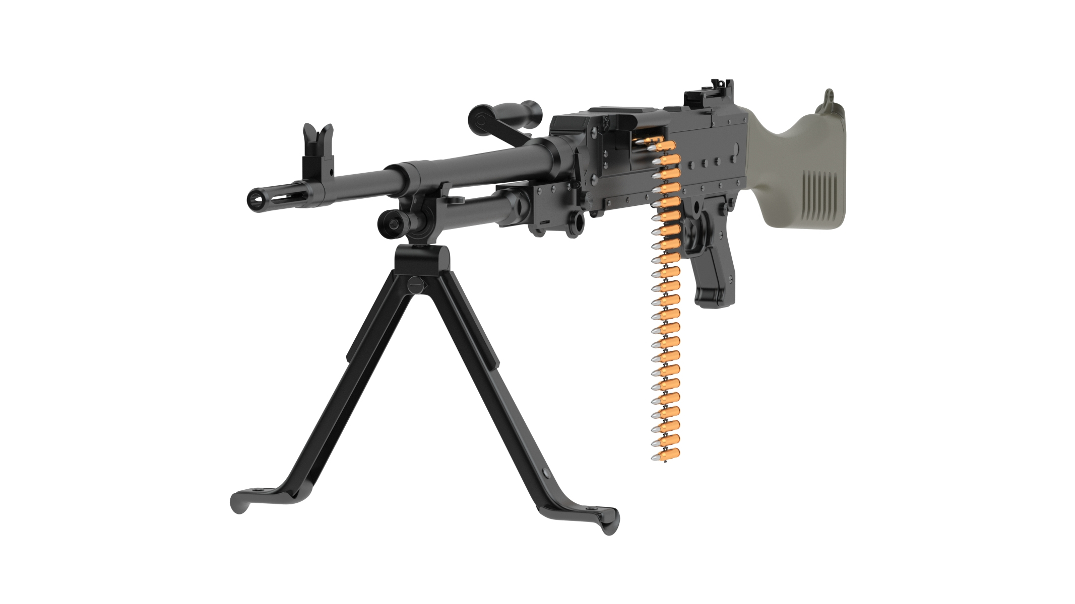 Metralhadora FN MAG Modelo 3D - TurboSquid 1769166