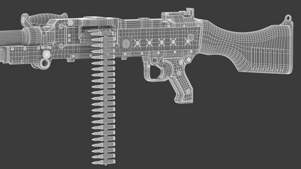 3D FN MAG Machine Gun - TurboSquid 1769166
