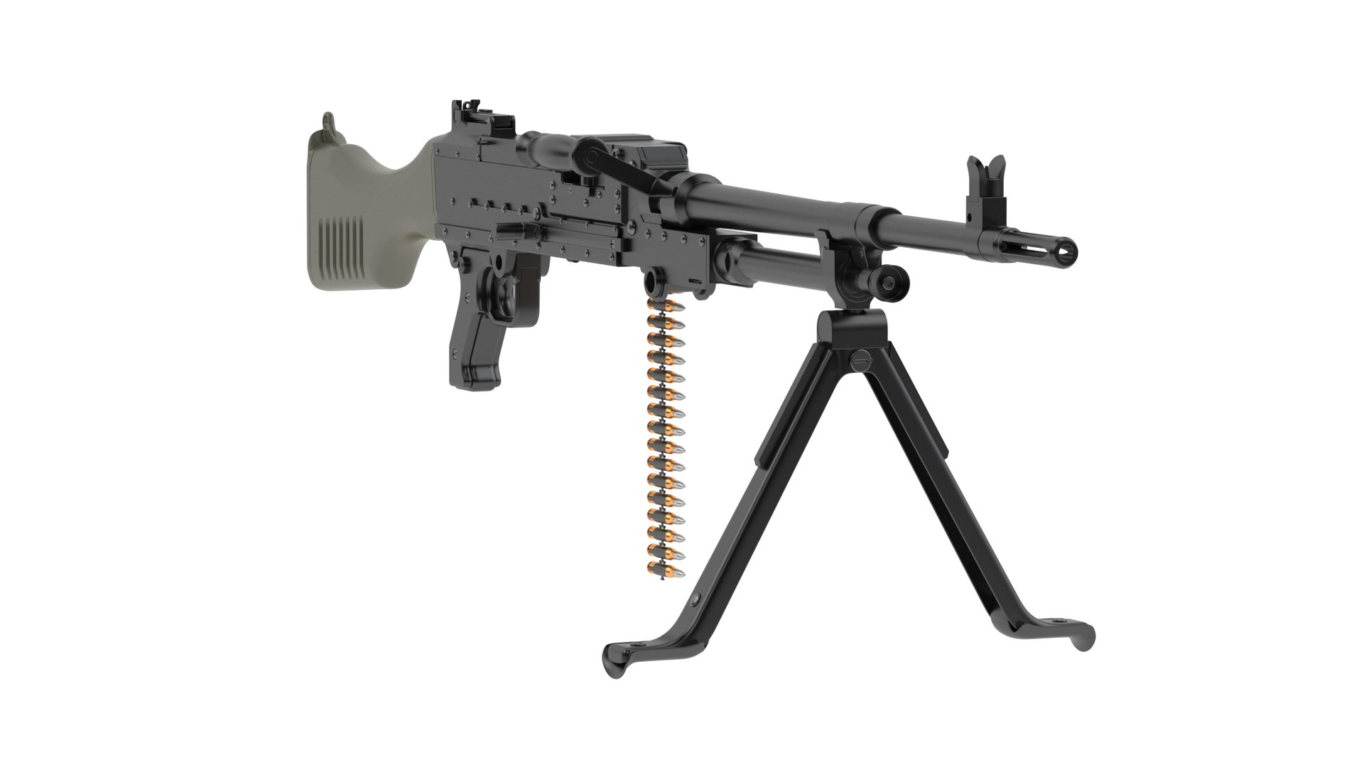3D FN MAG Machine Gun - TurboSquid 1769166