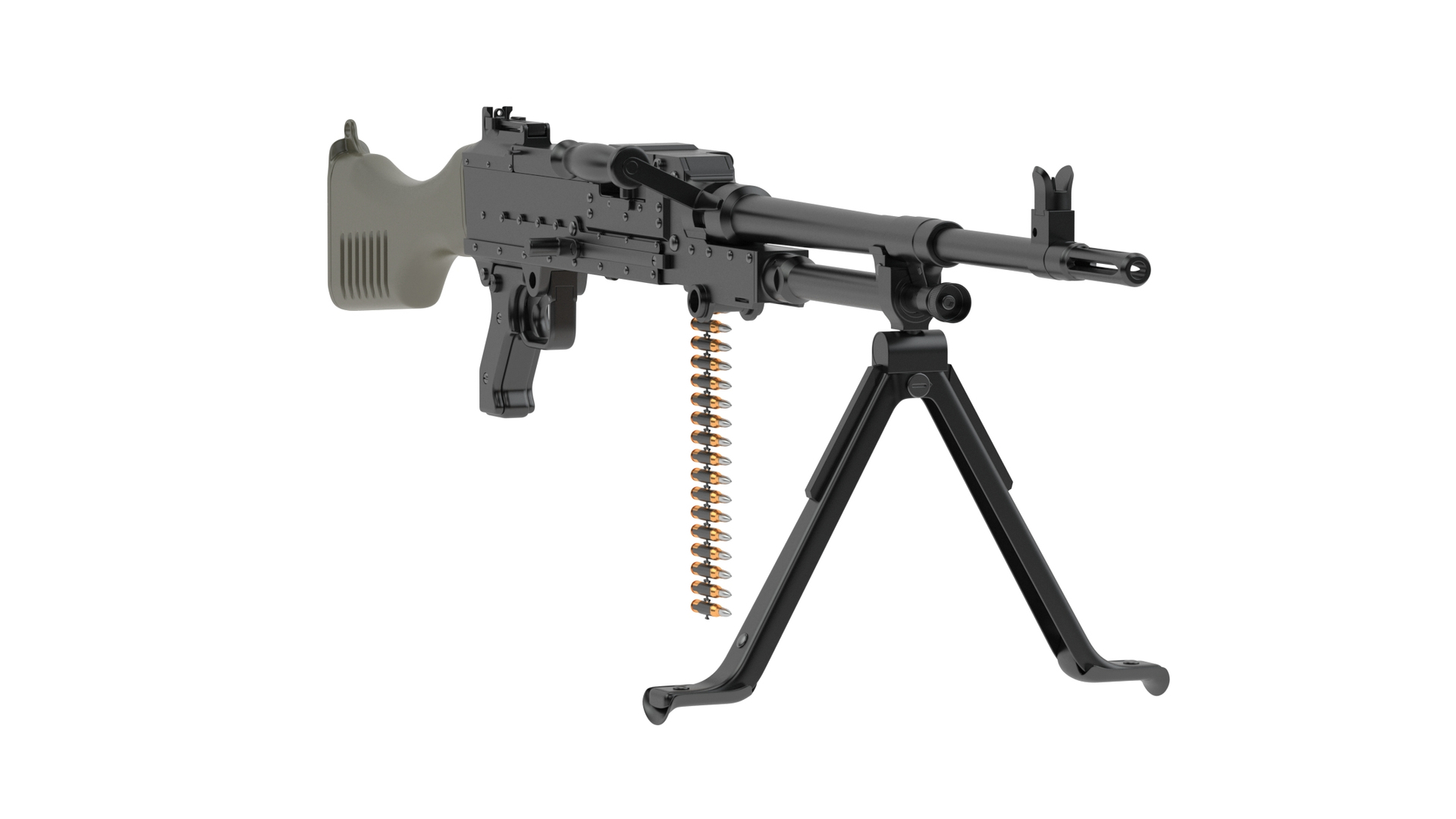 3D FN MAG Machine Gun - TurboSquid 1769166