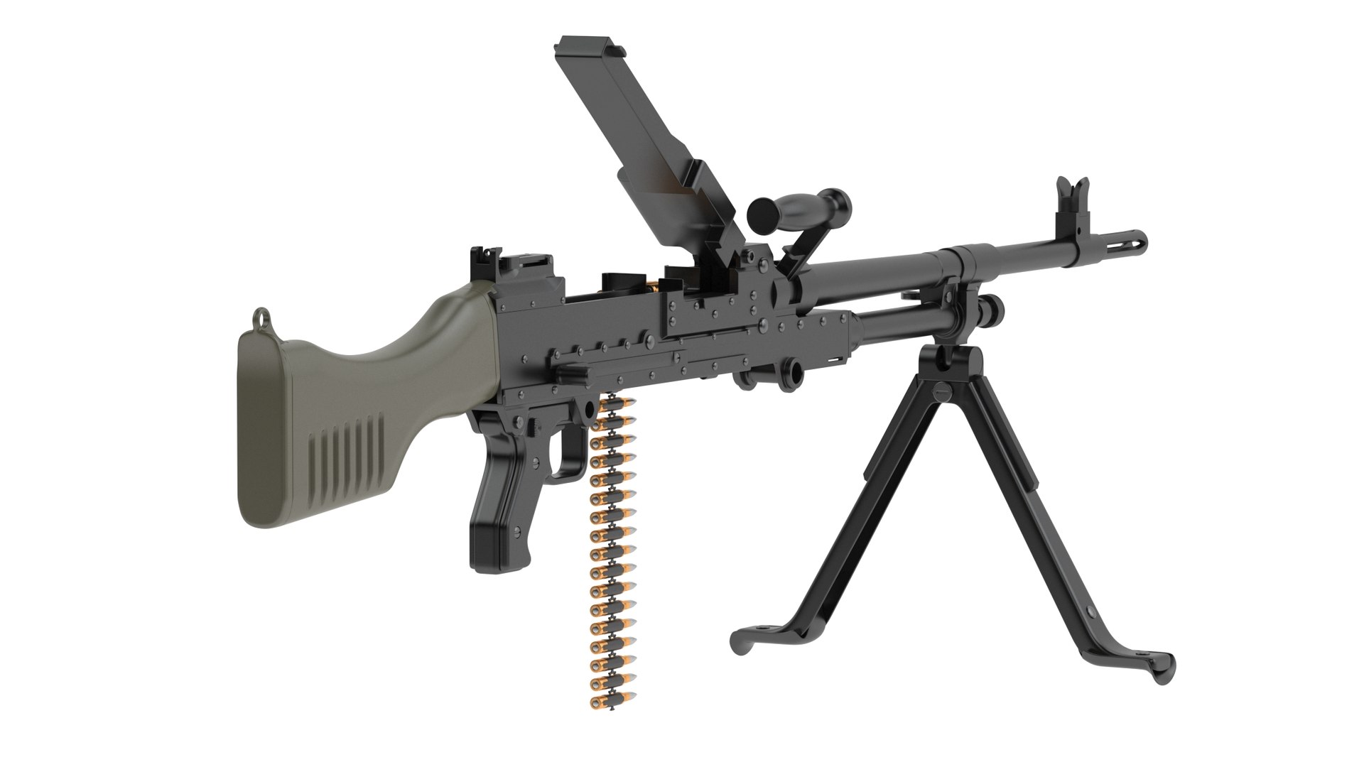 3D FN MAG Machine Gun - TurboSquid 1769166