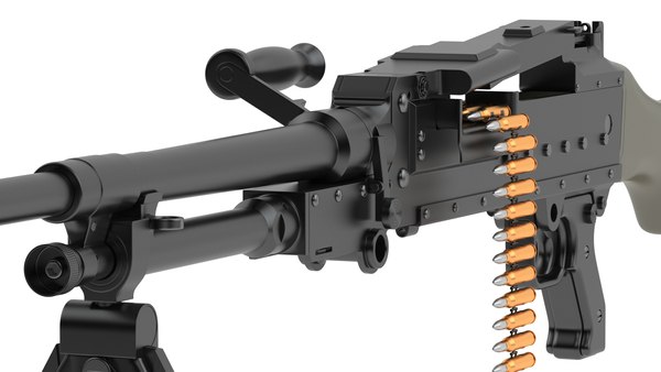 3D FN MAG Machine Gun - TurboSquid 1769166