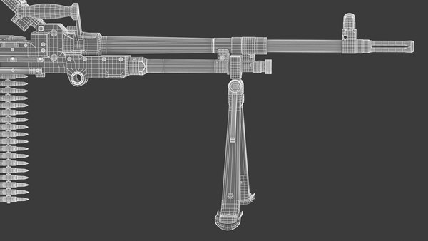 3D FN MAG Machine Gun - TurboSquid 1769166