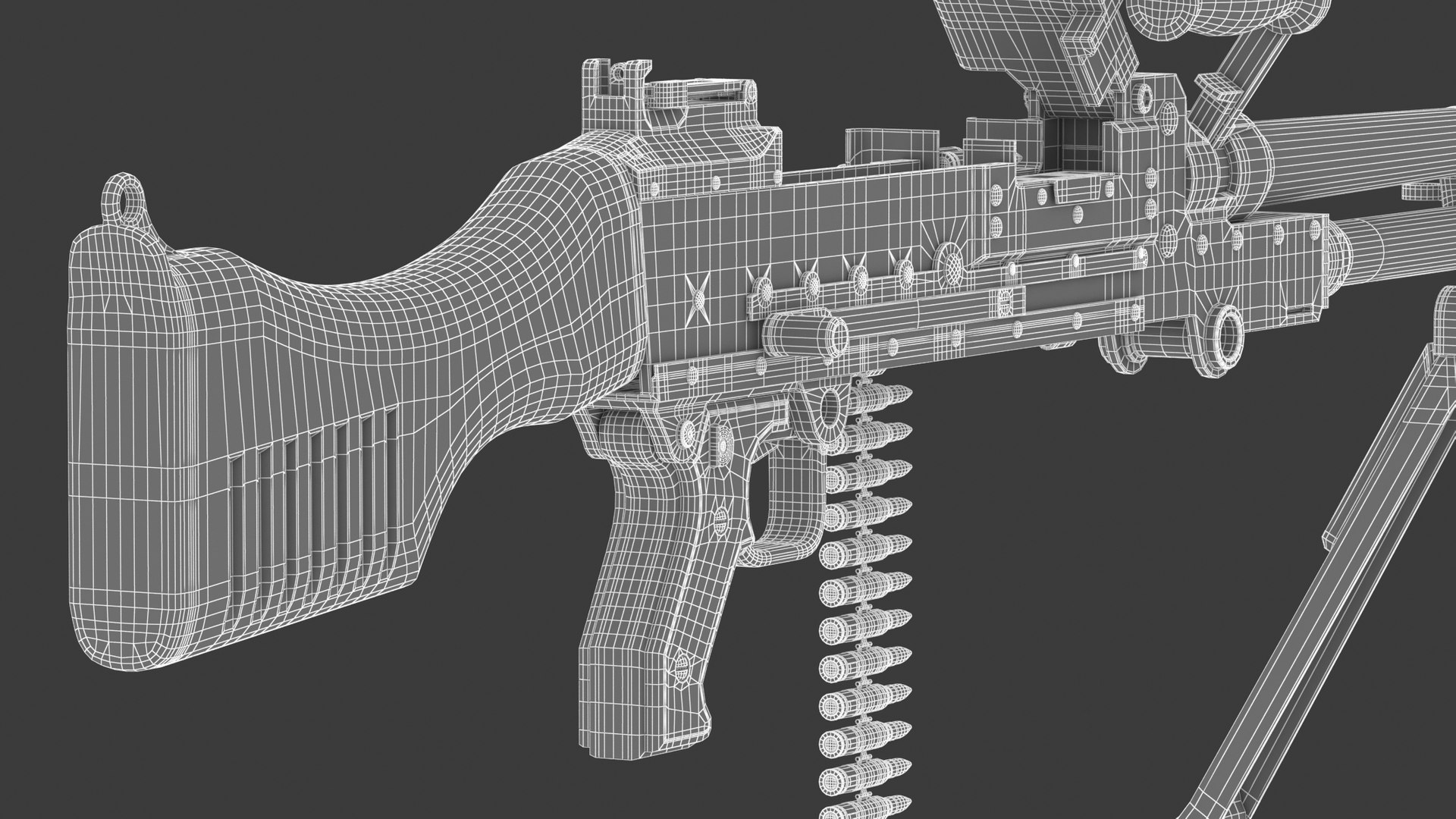 3D FN MAG Machine Gun - TurboSquid 1769166