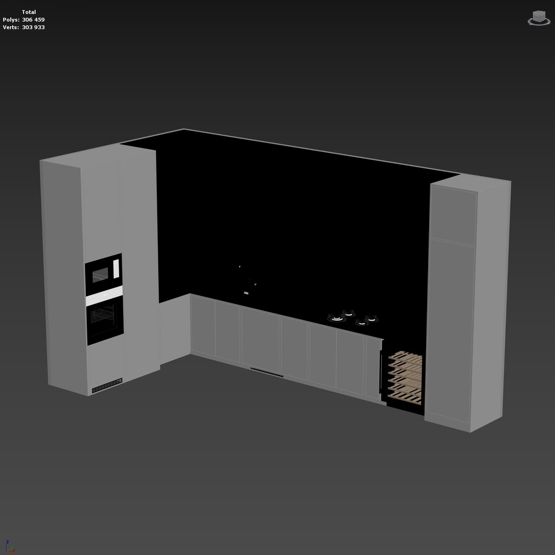 3D Kitchen Set 44 Model - TurboSquid 2187769