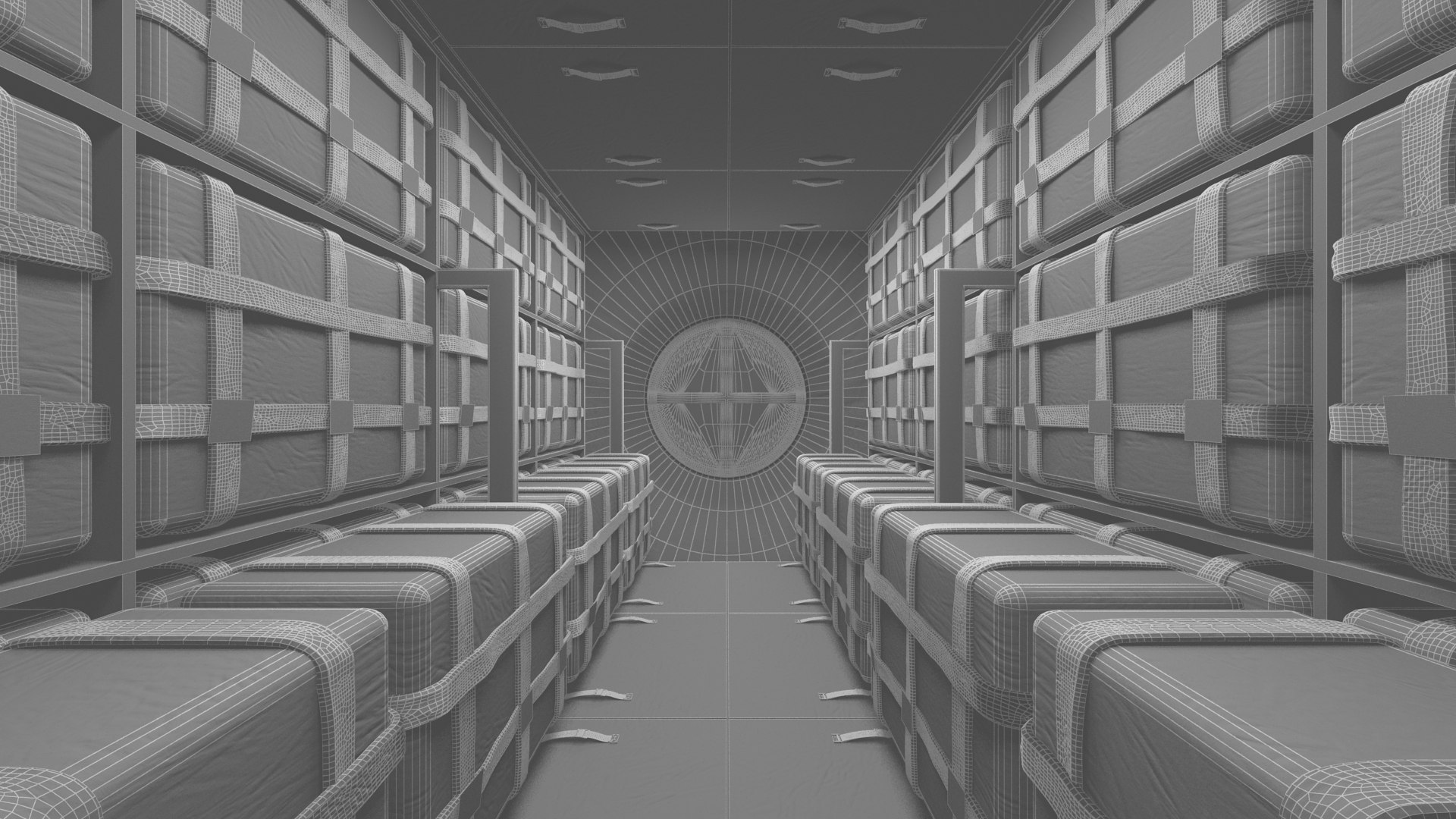 3D Model Chinese Space Station Tiangong Inside And Outside - TurboSquid ...