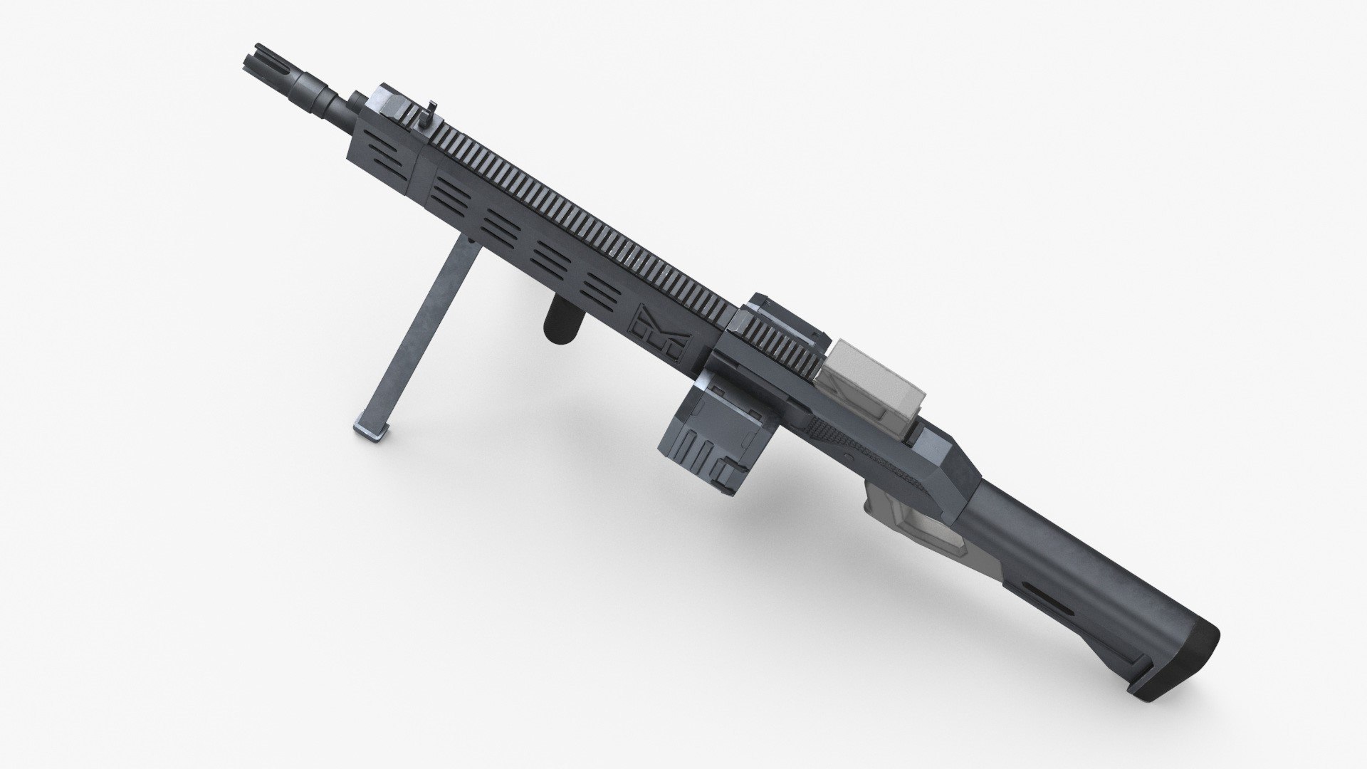 Futuristic Machine Gun 3D - TurboSquid 2233821