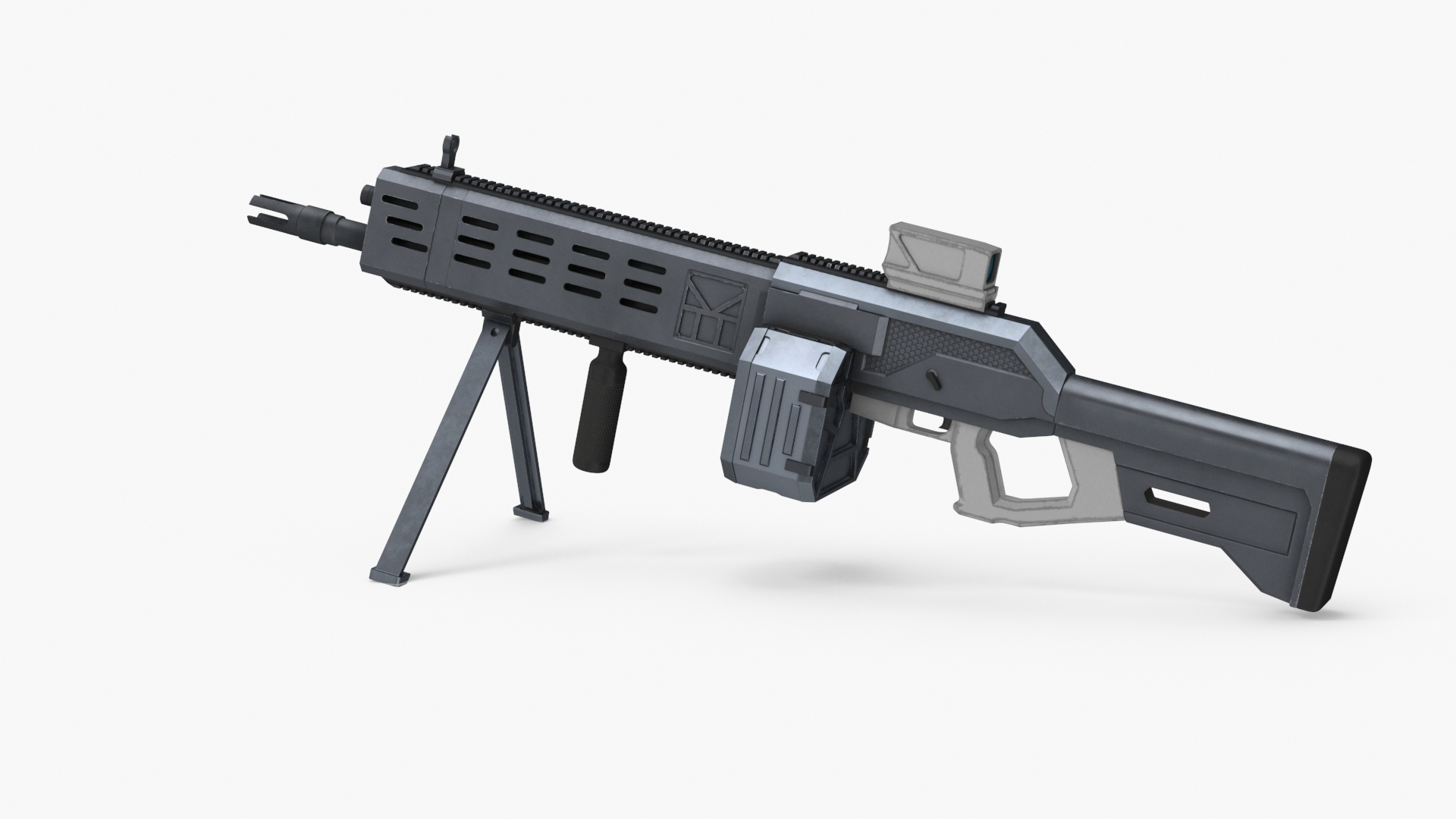 Futuristic Machine Gun 3D - TurboSquid 2233821