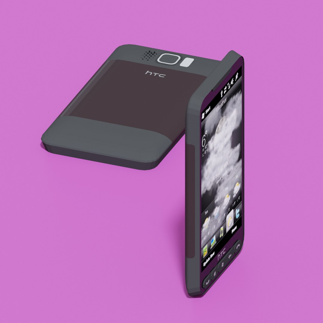 3D Model Htc Hd2 Mobile Phone - TurboSquid 1554469