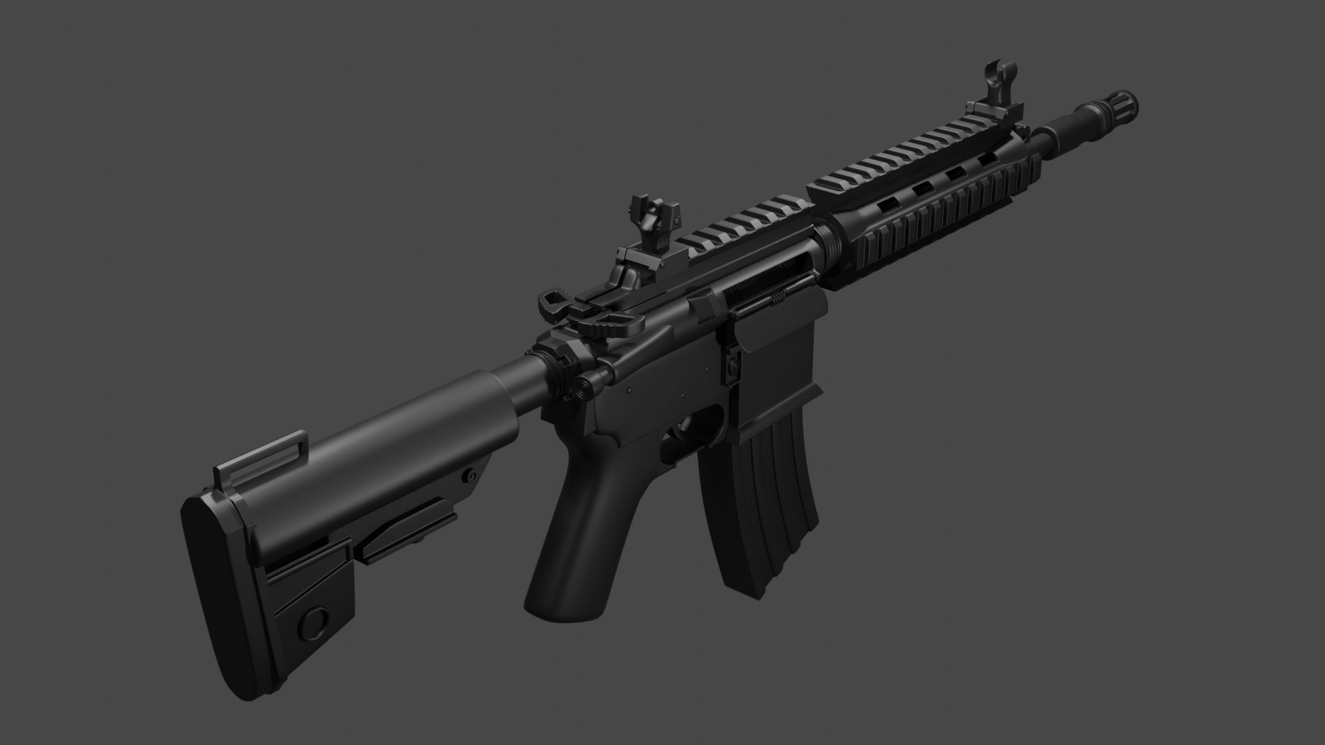 M416 M4 3D Model - TurboSquid 1689002