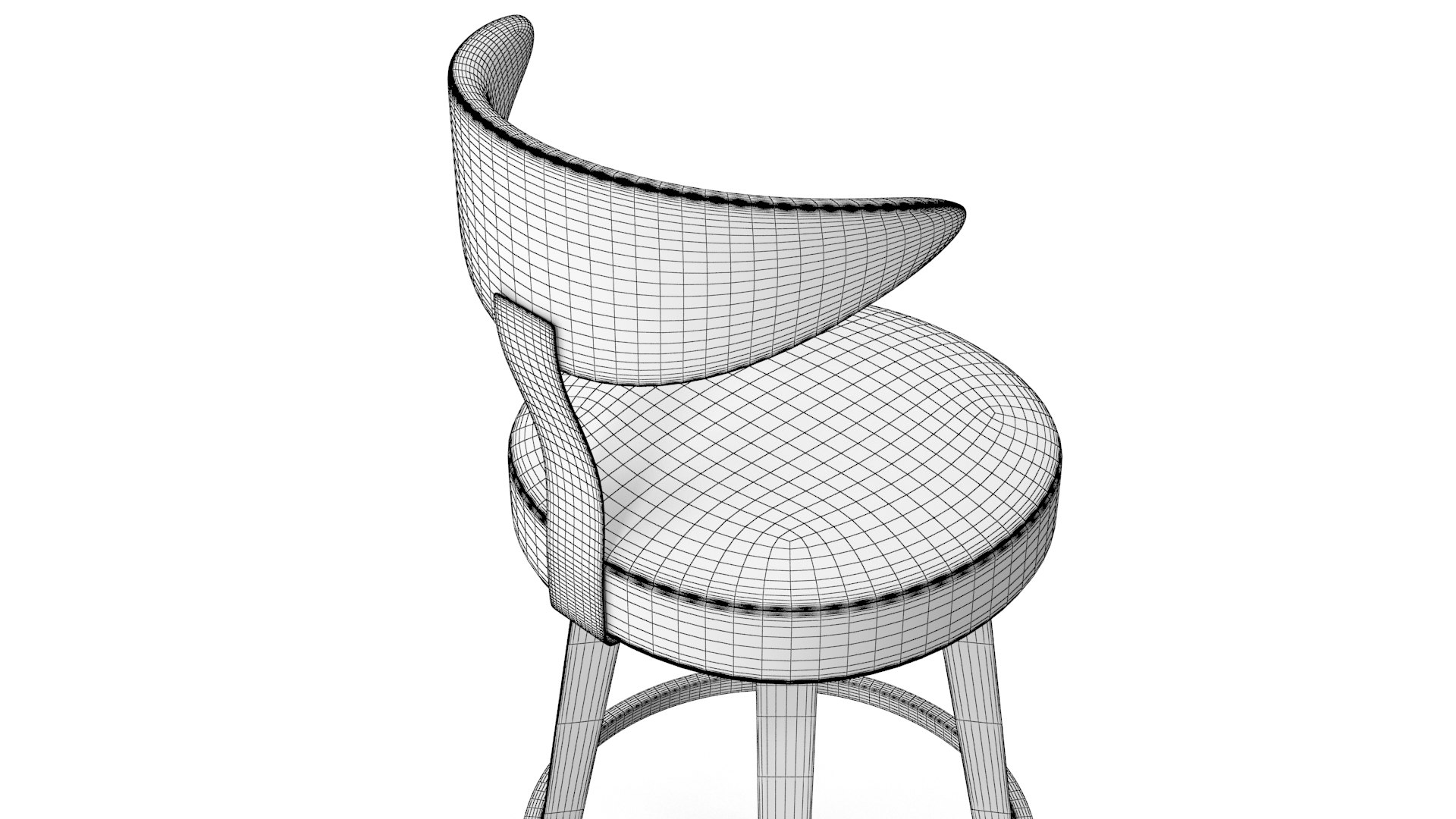 Bar Chair Model - TurboSquid 1504118