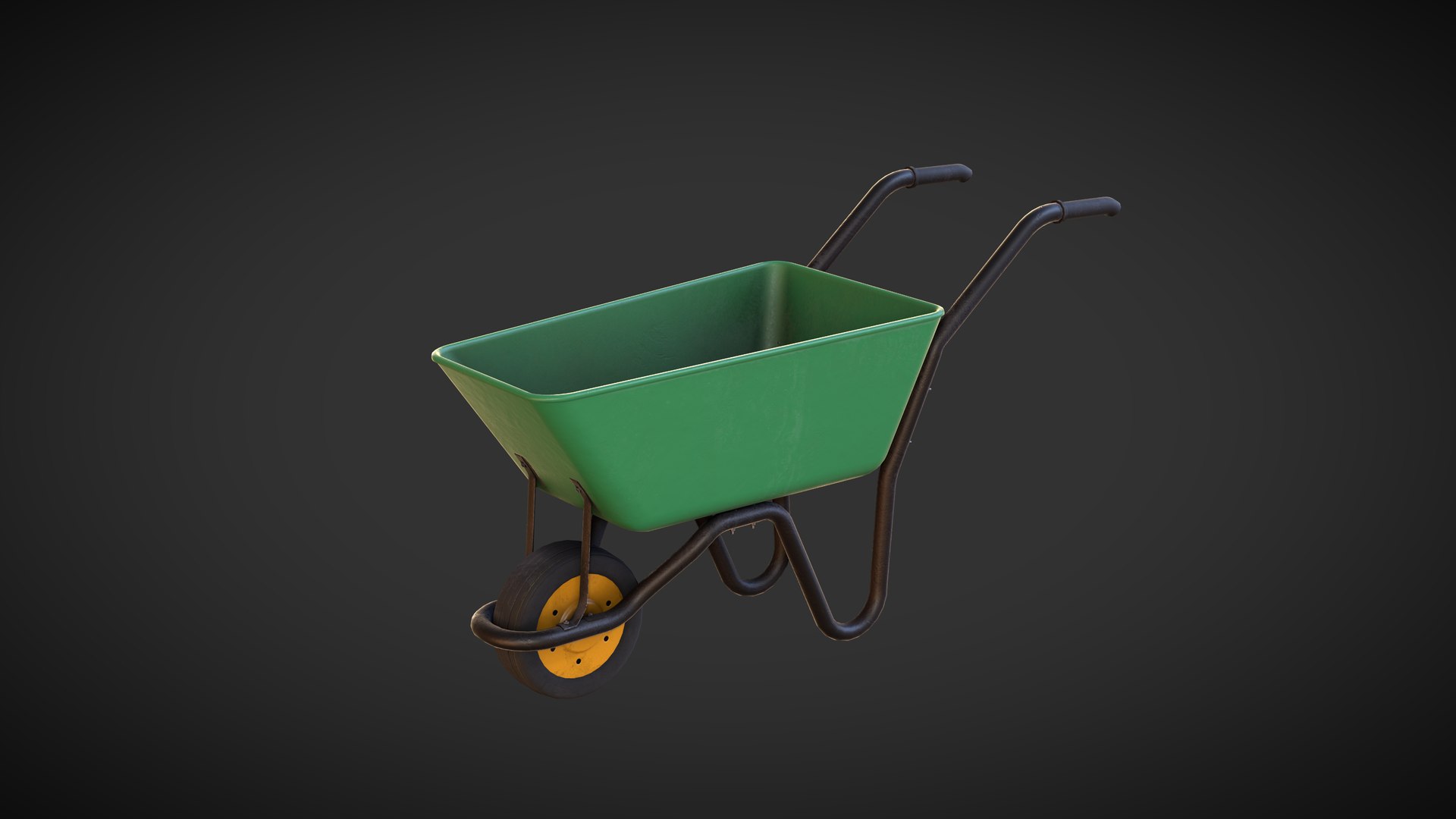 Wheelbarrow 3D Model - TurboSquid 2371300