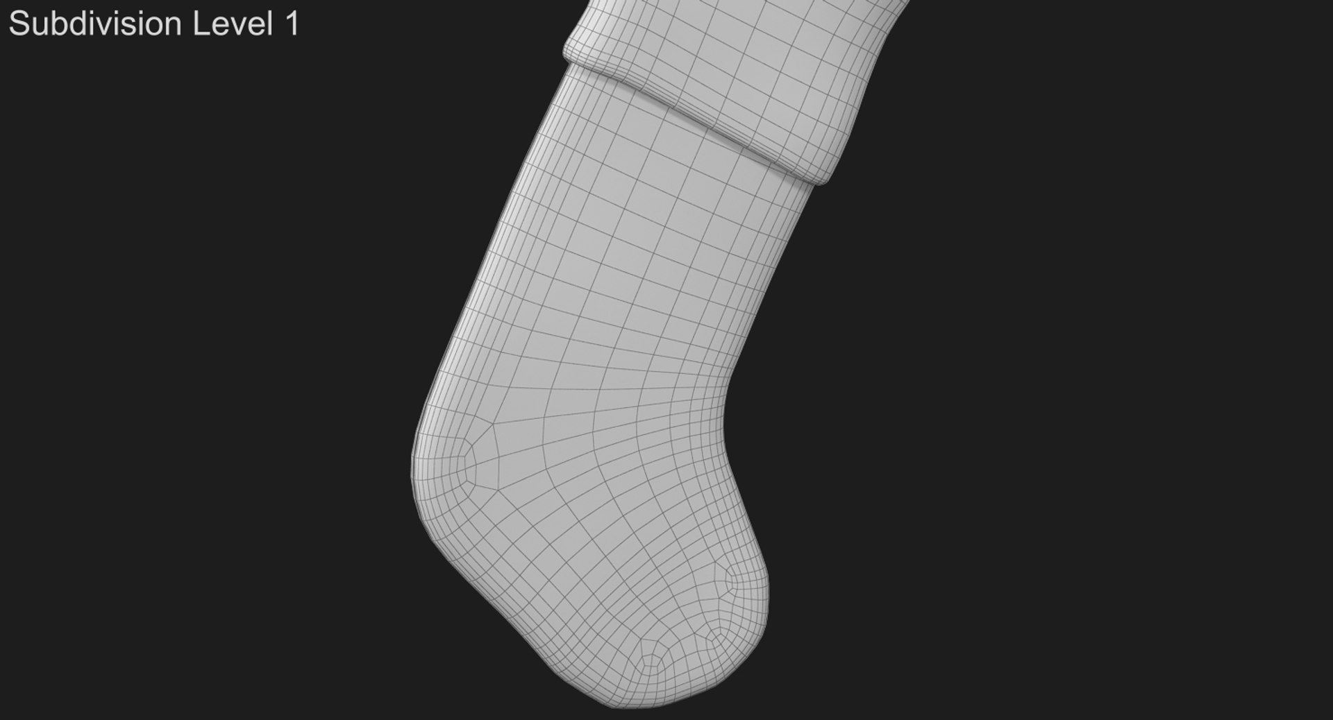 Christmas Sock 3 3d Obj