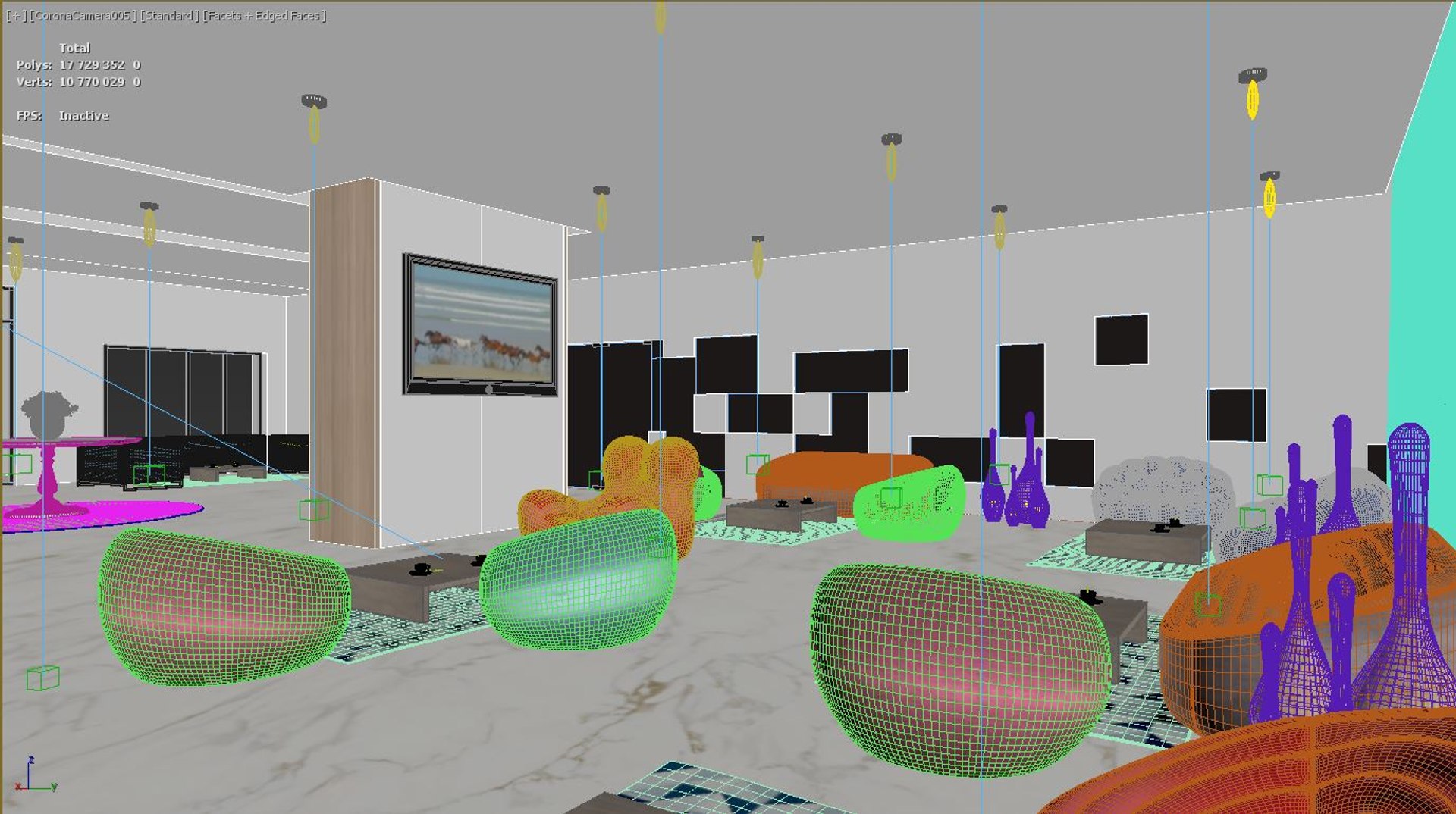 3D Modern Lobby Hotel - TurboSquid 2118457