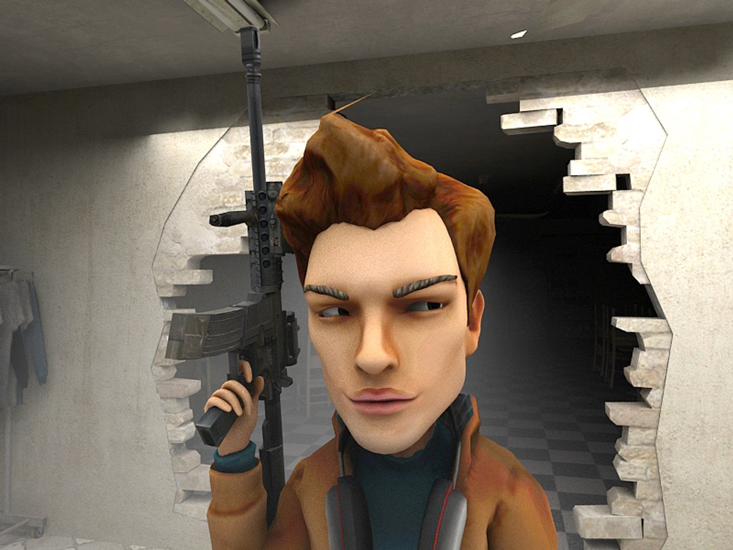 Runner Characters 3d Pz3