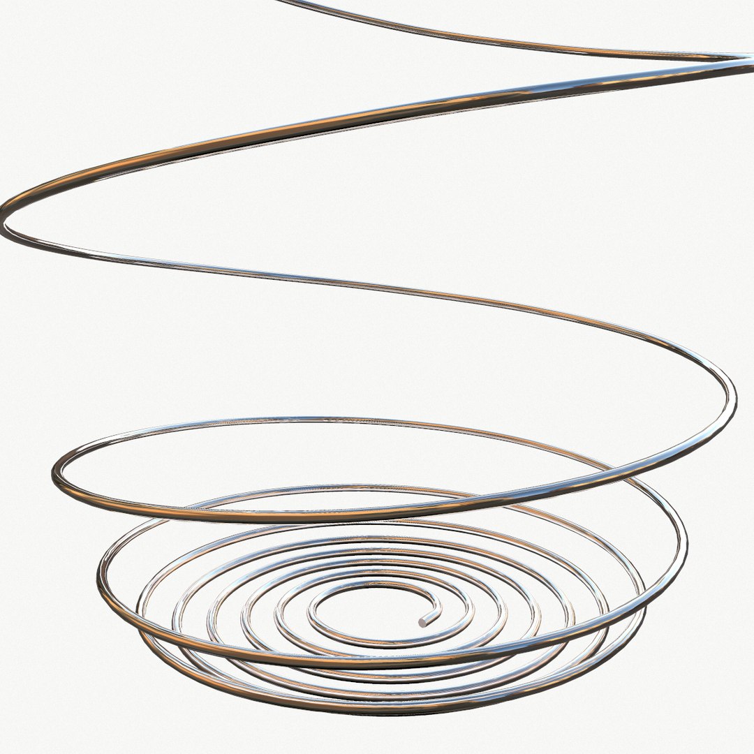 Metal Spiral Spring 3D - TurboSquid 1410390