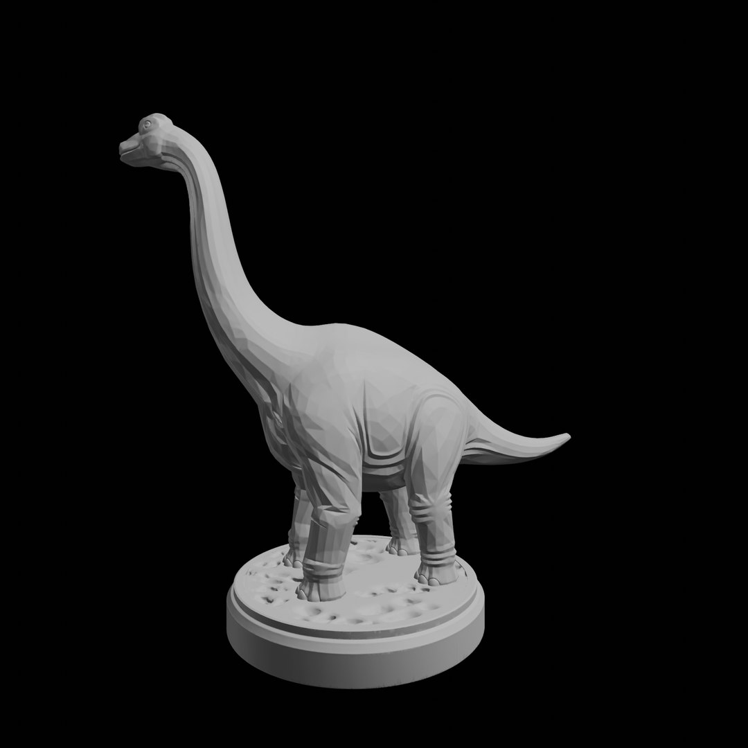 Low Poly Brachiosaurus 3D Print Model 3D Model - TurboSquid 2516269