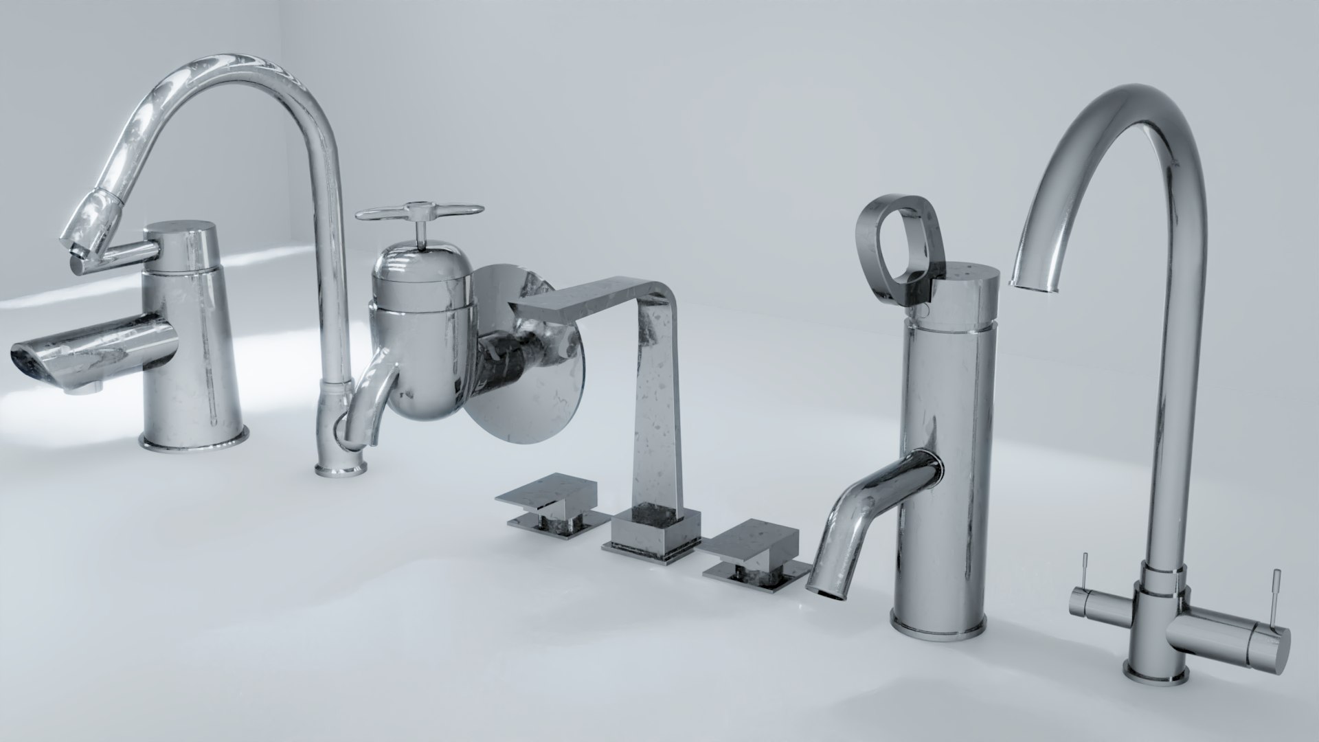 3D tap modern water - TurboSquid 1667207