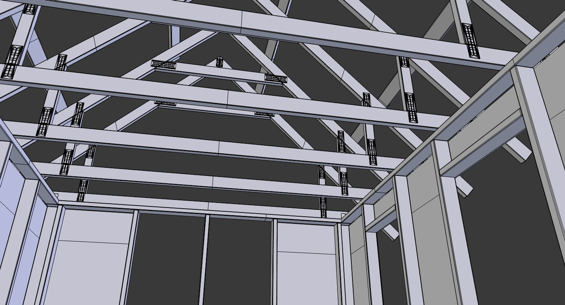 timber frame building construction 3d x