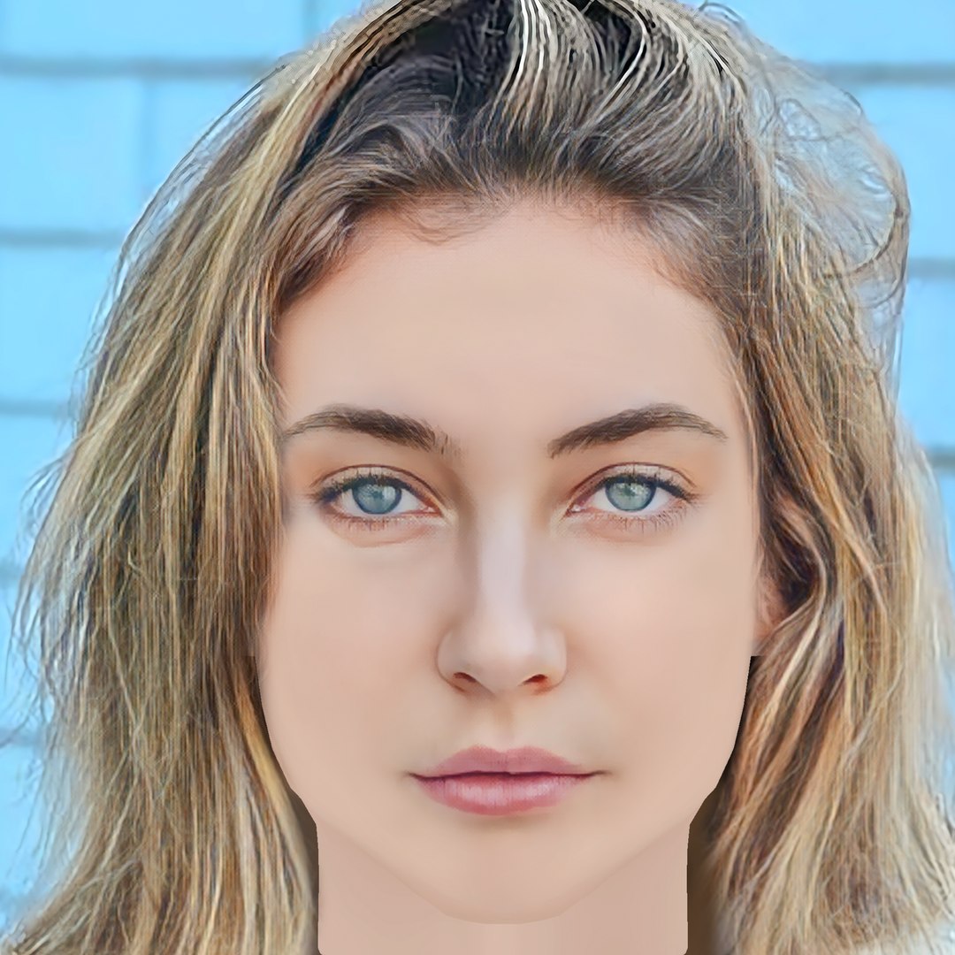 Mavournee Hazel Head - No Hair - Low Poly Head For Game 3D Model ...