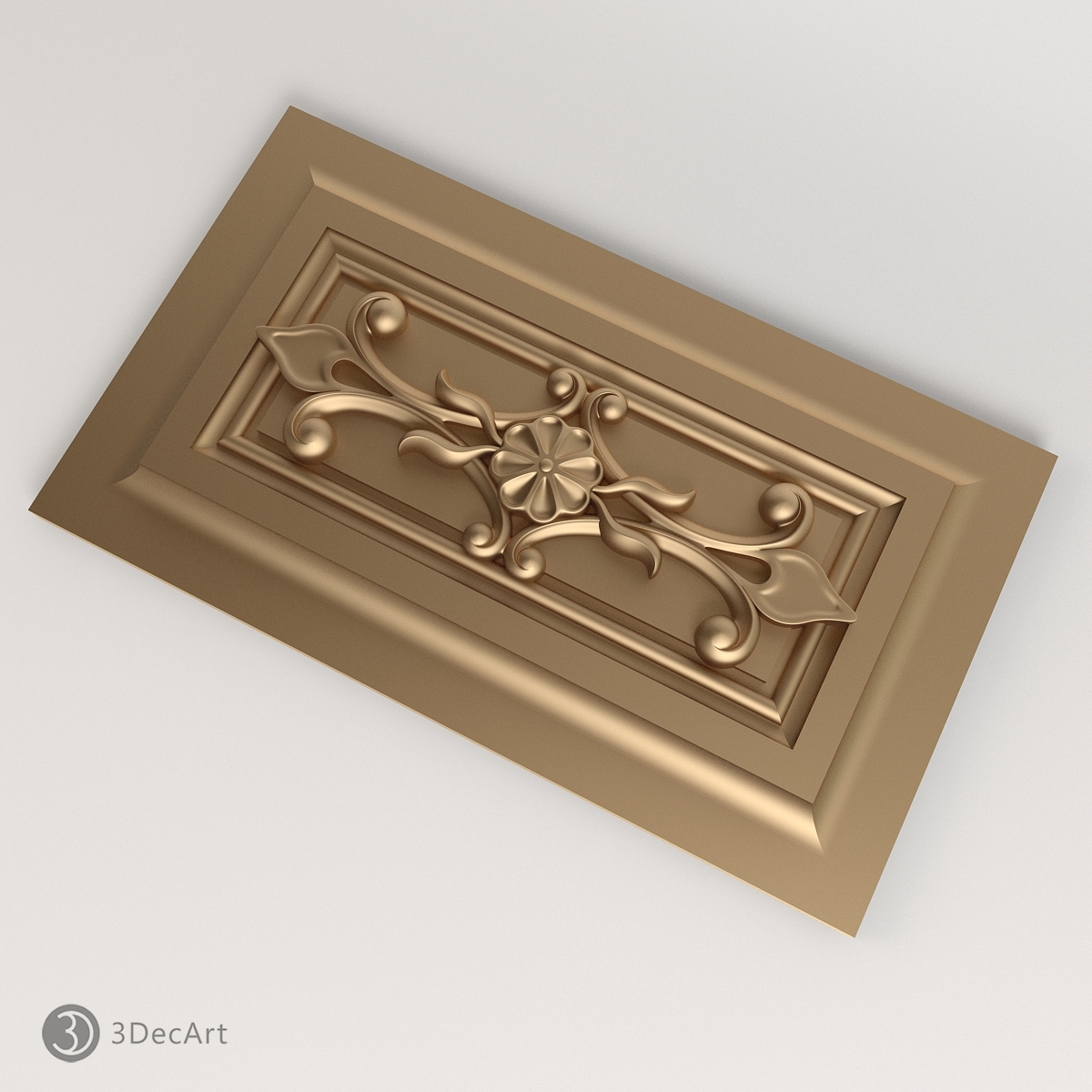 3d model of carved scroll cnc