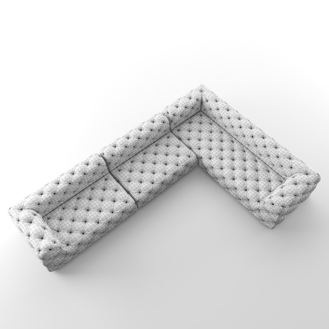 Soho Tufted Upholstered 3D - TurboSquid 1184708