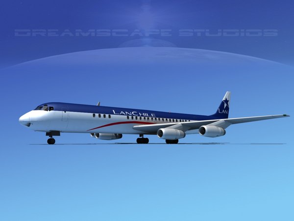 douglas dc-8 3d 3ds