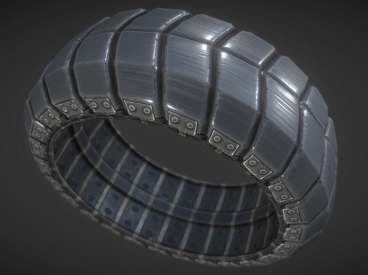 Futuristic Tire 3d Dxf