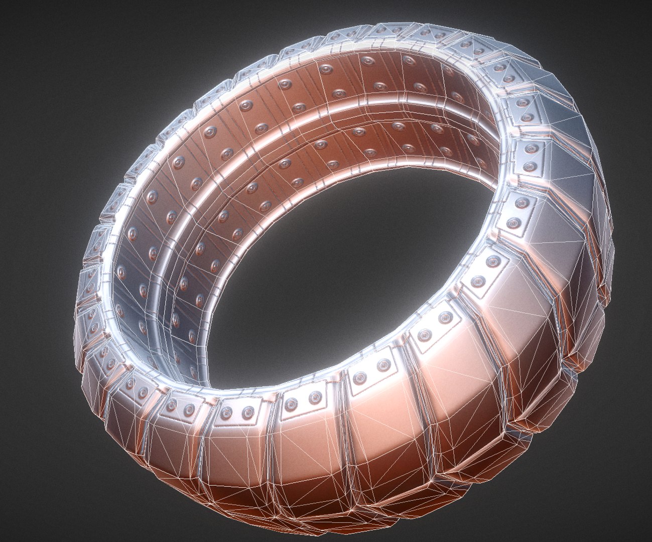 Futuristic Tire 3d Dxf
