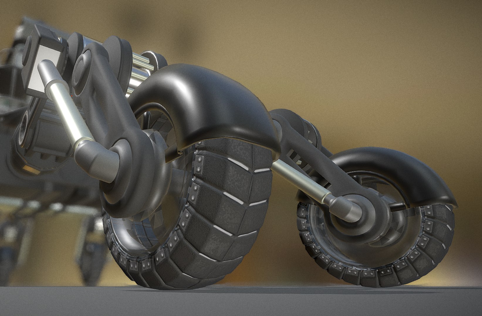 Futuristic Tire 3d Dxf