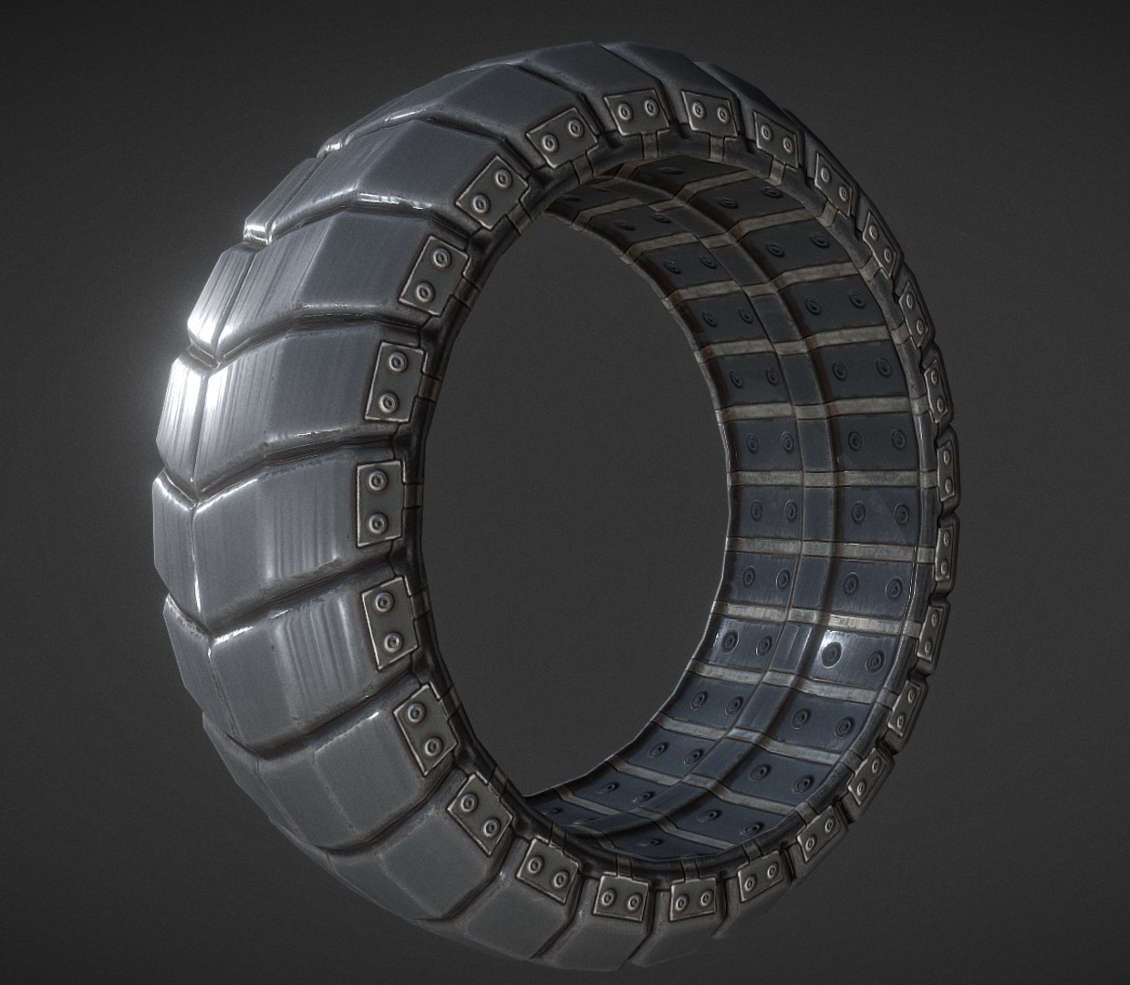 Futuristic Tire 3d Dxf