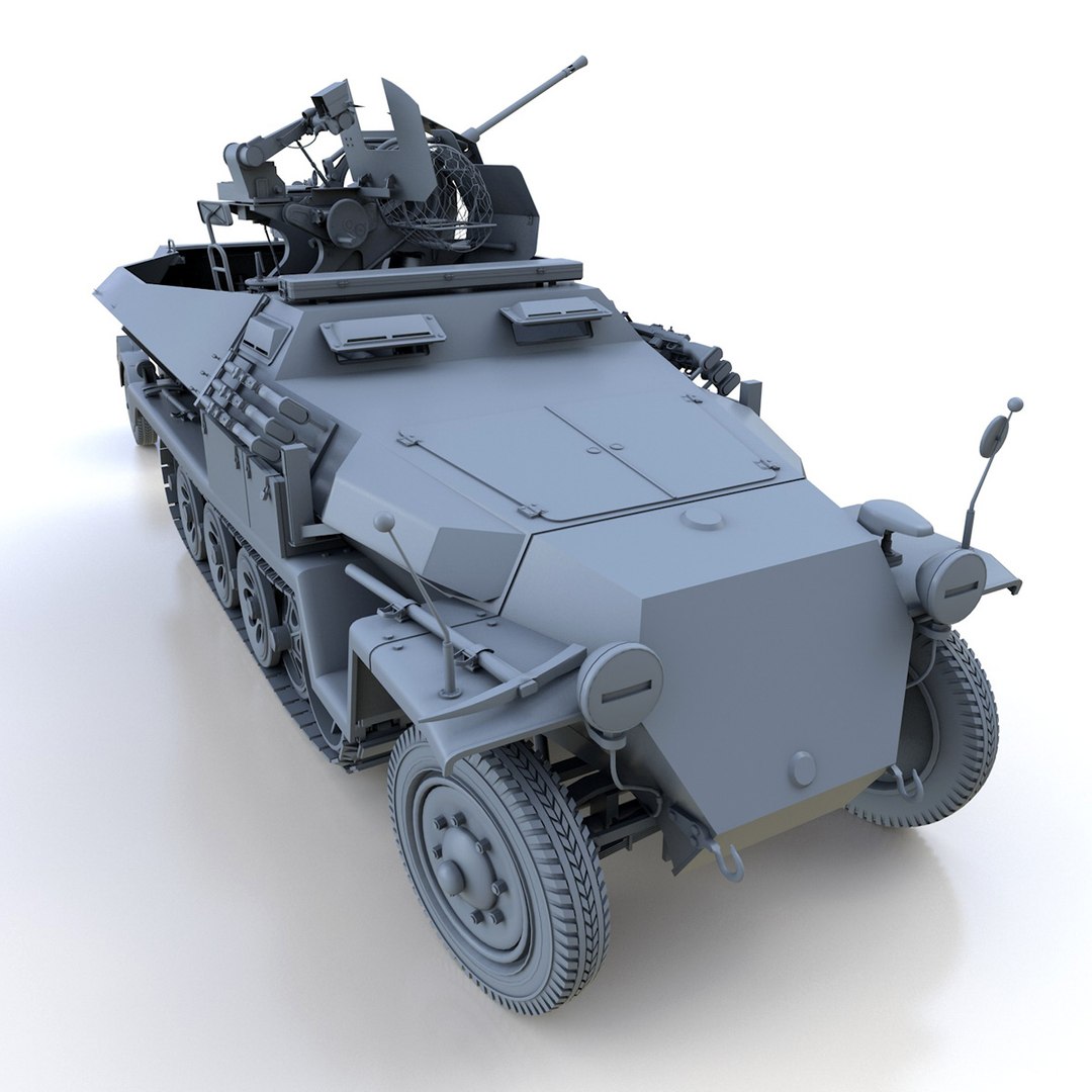 Sd Kfz Ausf C Model - TurboSquid 1244097