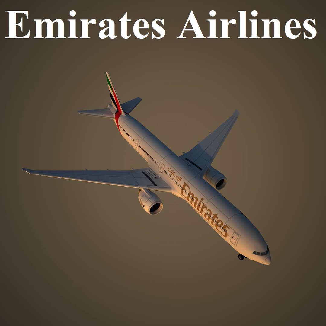 Boeing Uae 3d Max