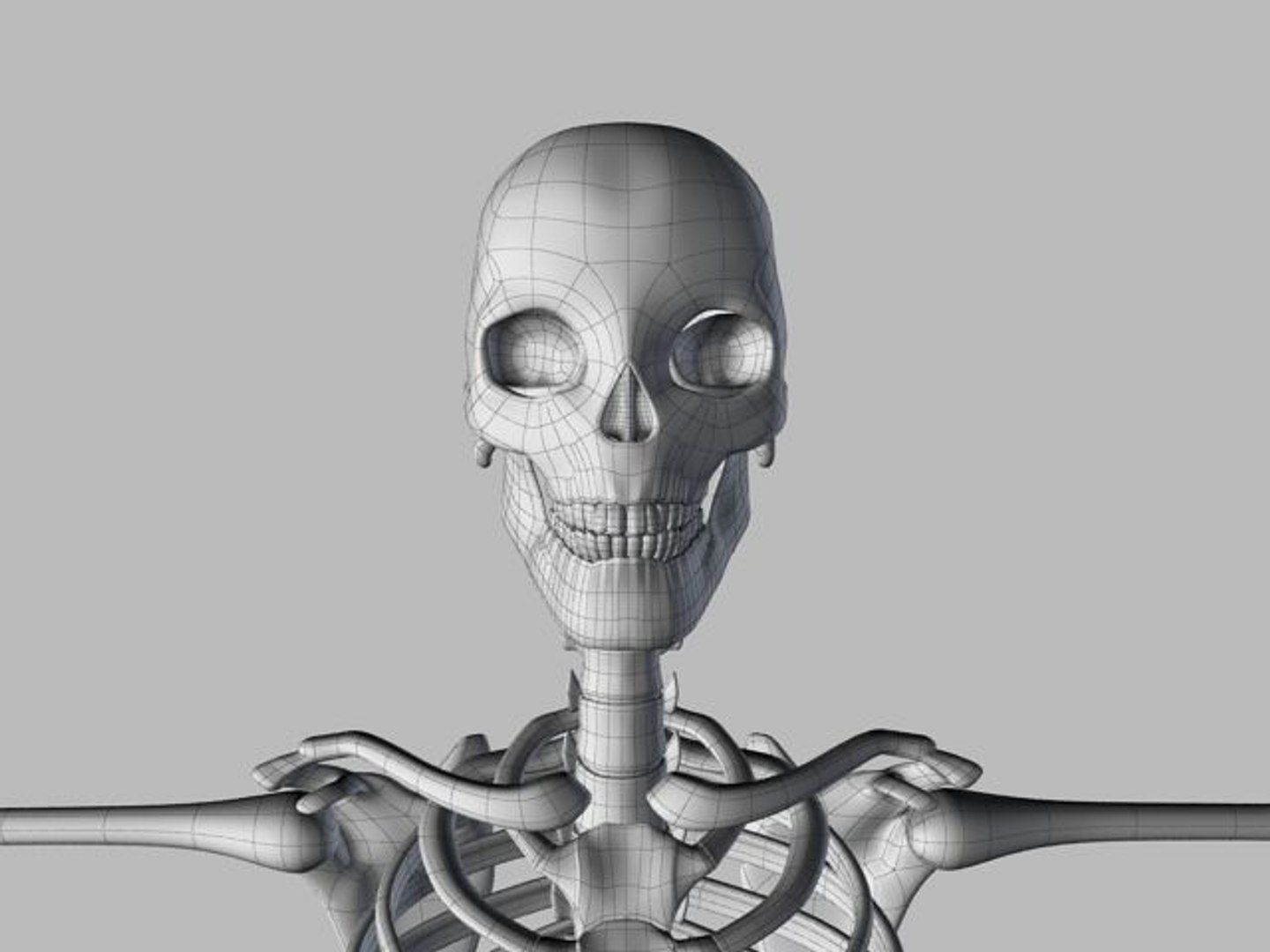 Maya Human Skeleton Base