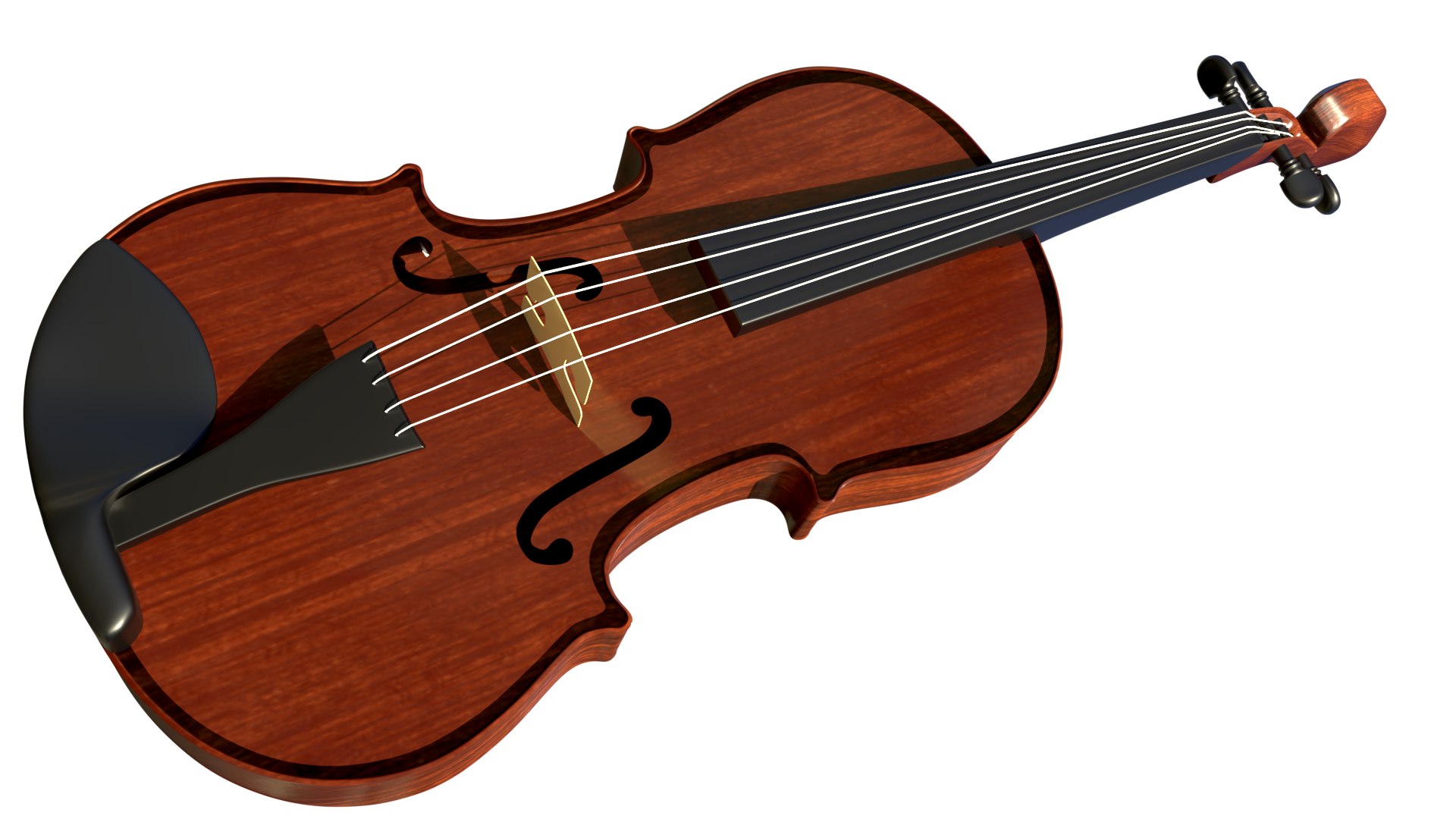 Beautiful Viola Violin 3D Model - TurboSquid 1341477