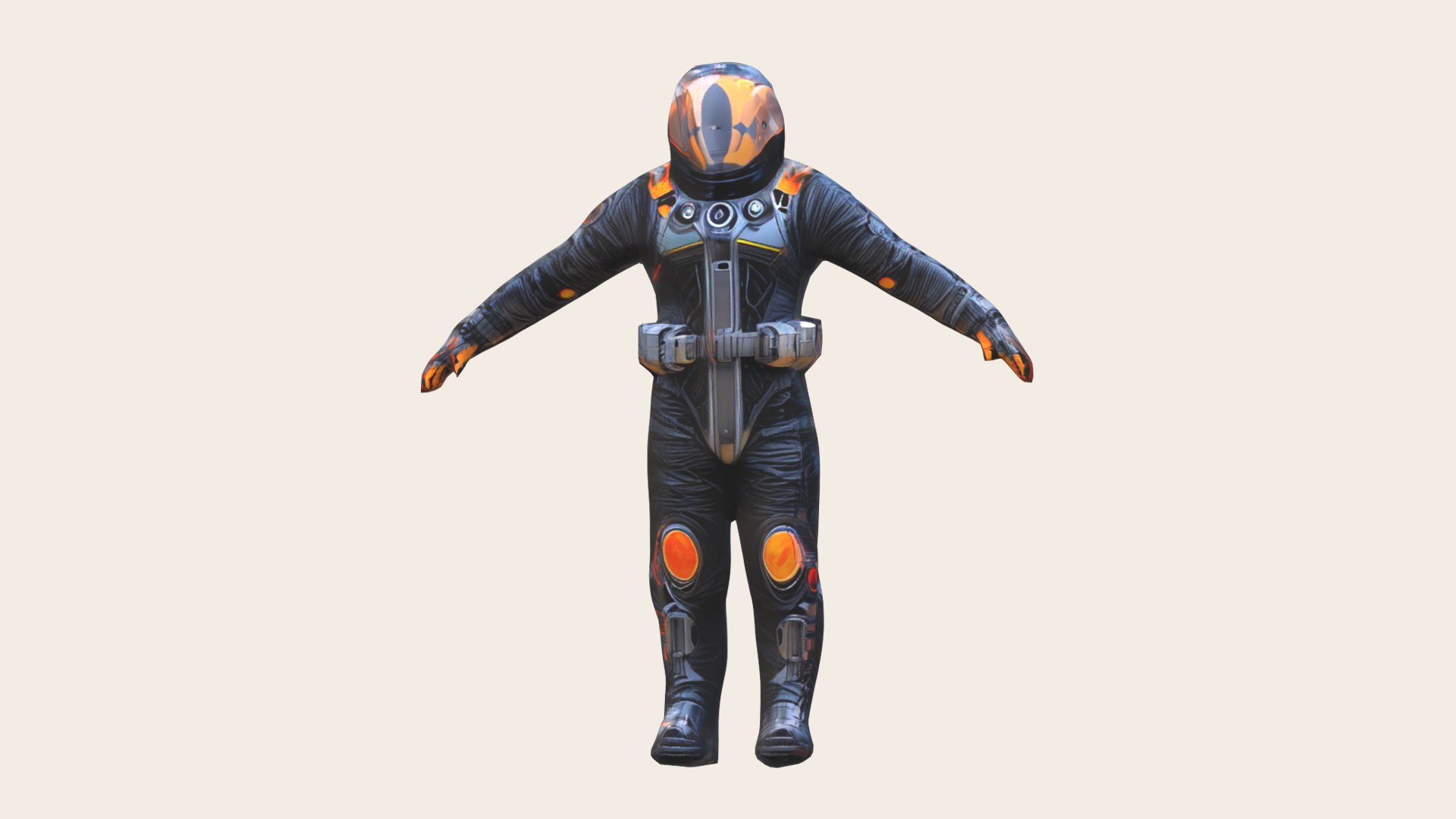 Astronaut Space Suit Male Model - TurboSquid 2194660