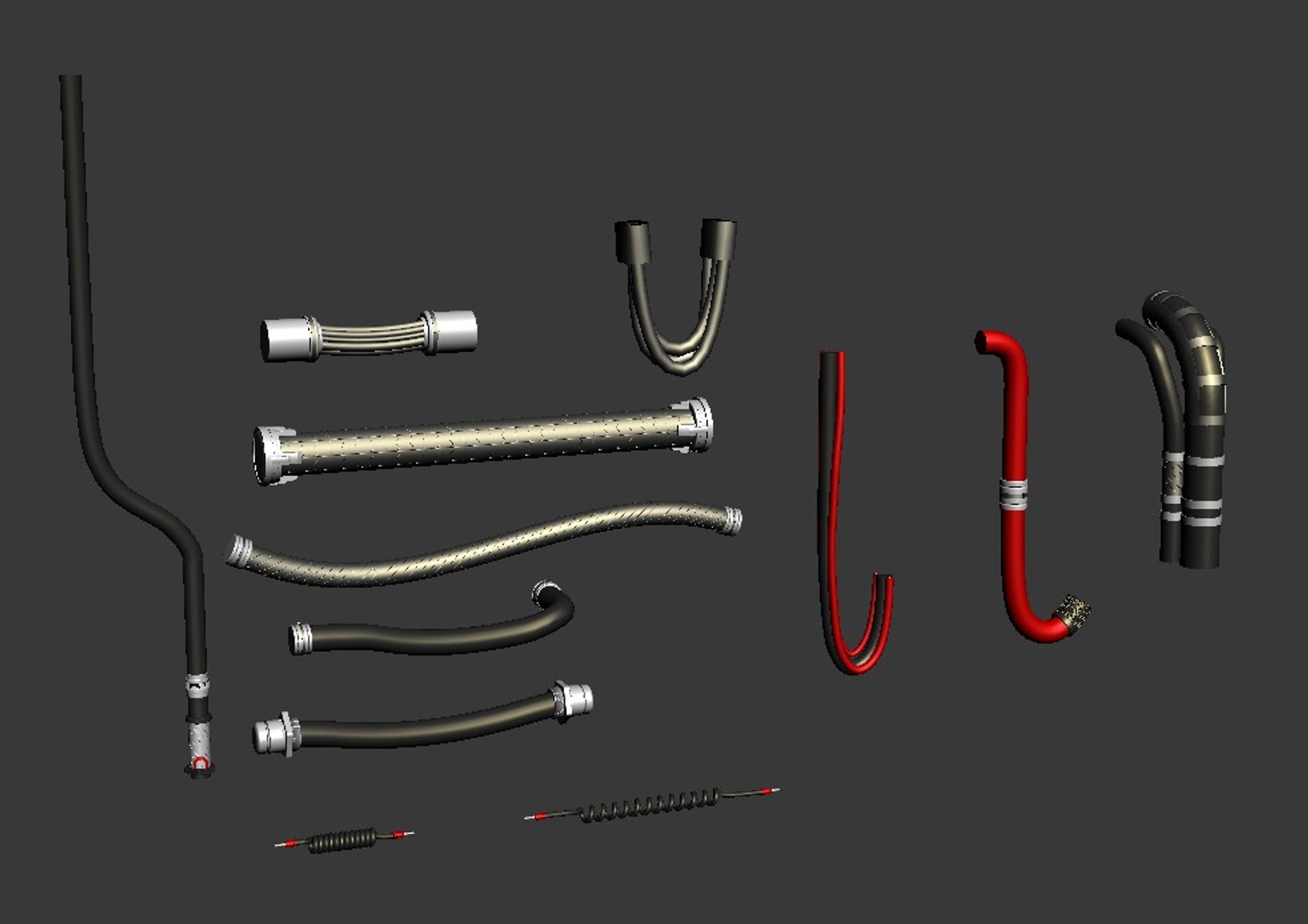 3d Cables Wires Mech
