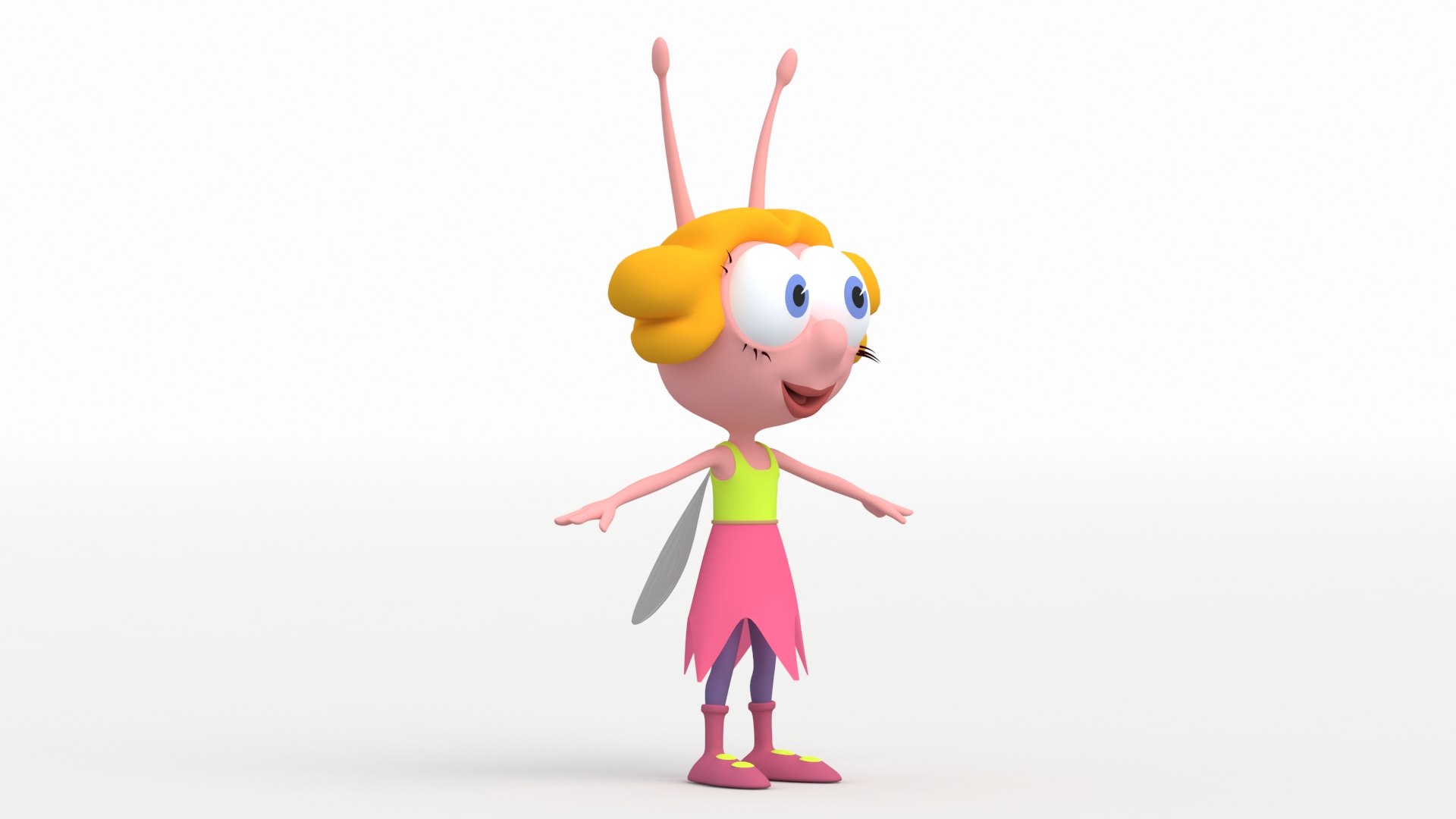 Fly Lady 3D Model - TurboSquid 1871843