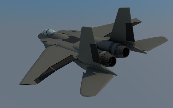 3d model fighter jet