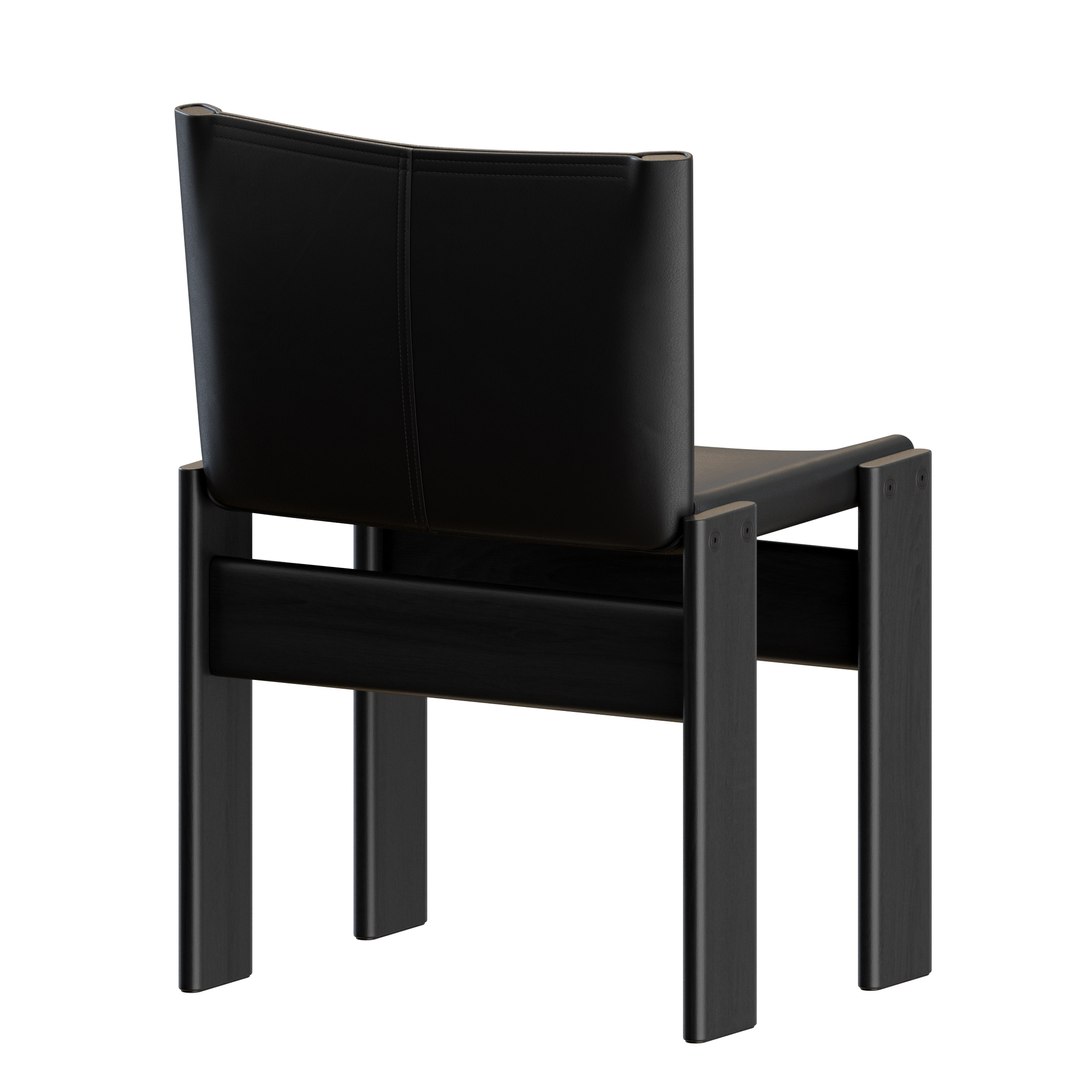 3D Model Monk Chair By Molteni - TurboSquid 2432979