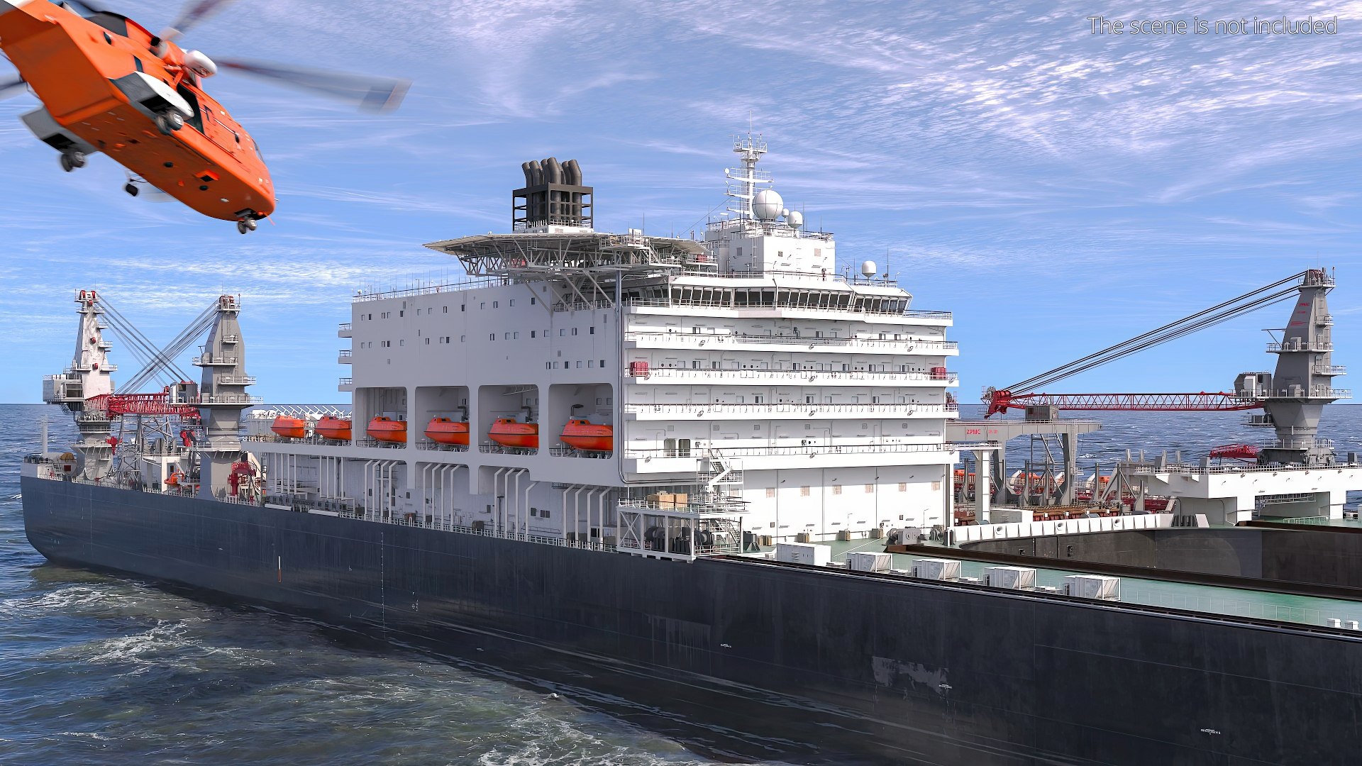 Allseas Pioneering Spirit Offshore Construction Vessel Rigged 3D Model ...