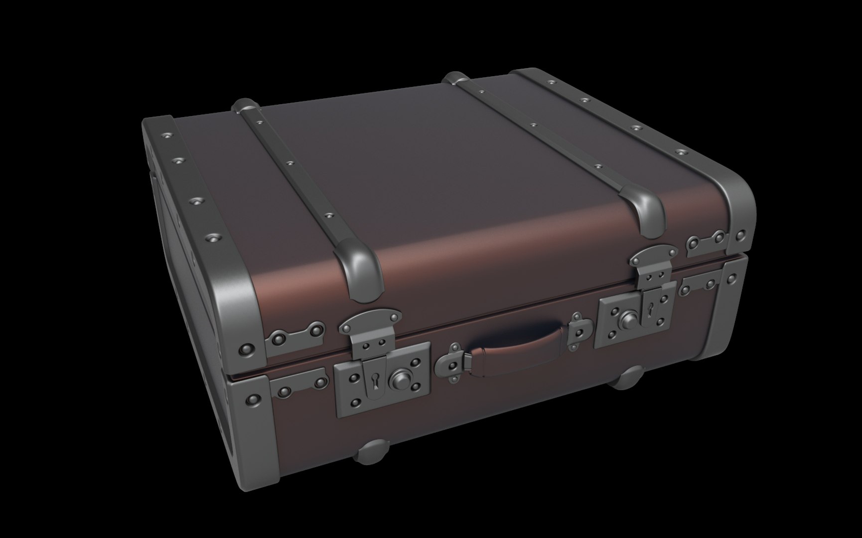 luggage suitcase 3d model