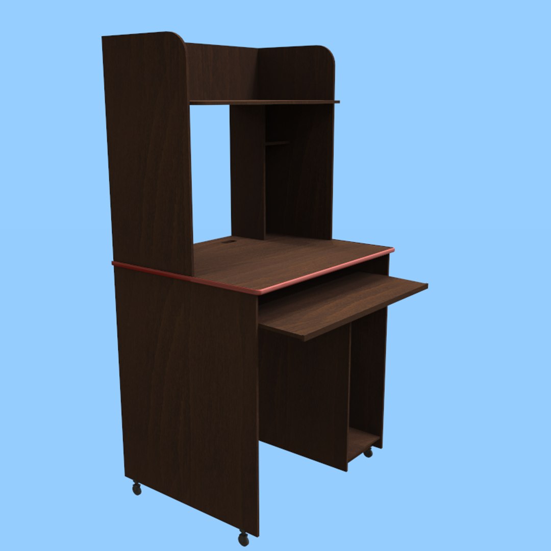 Computer table 3D - TurboSquid 1241088